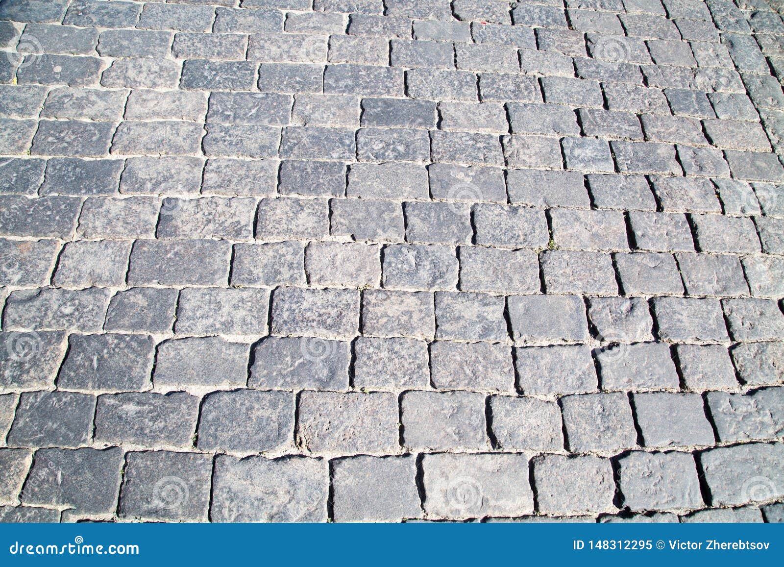 View on Grey Granite Paving Stone Square Shape. Stock Image - Image of ...