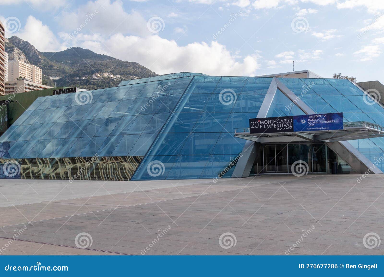 A View of the Grimaldi Forum, Located in Larvotto, Monaco Editorial ...