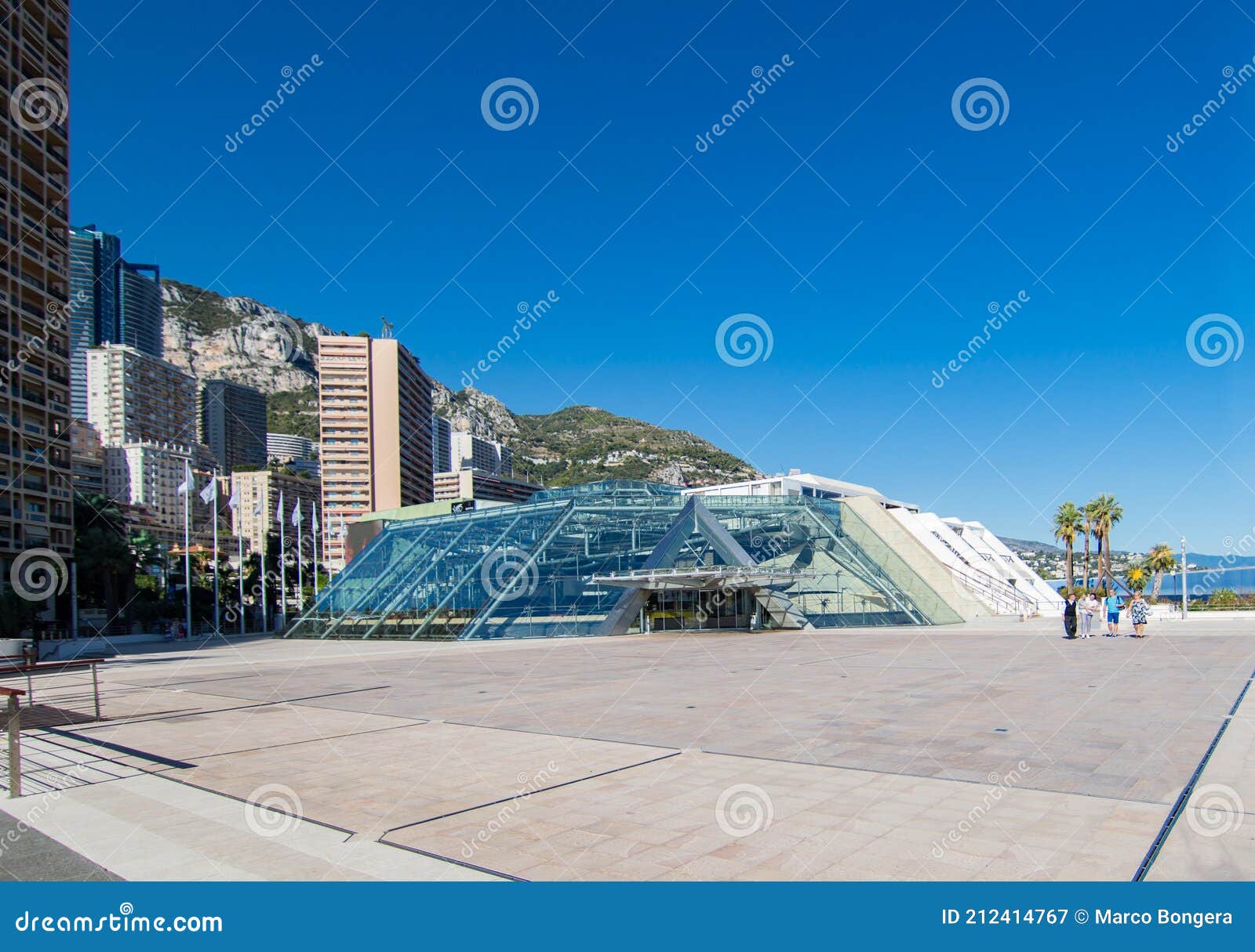 View of the Grimaldi Forum in Montecarlo Editorial Photography - Image ...