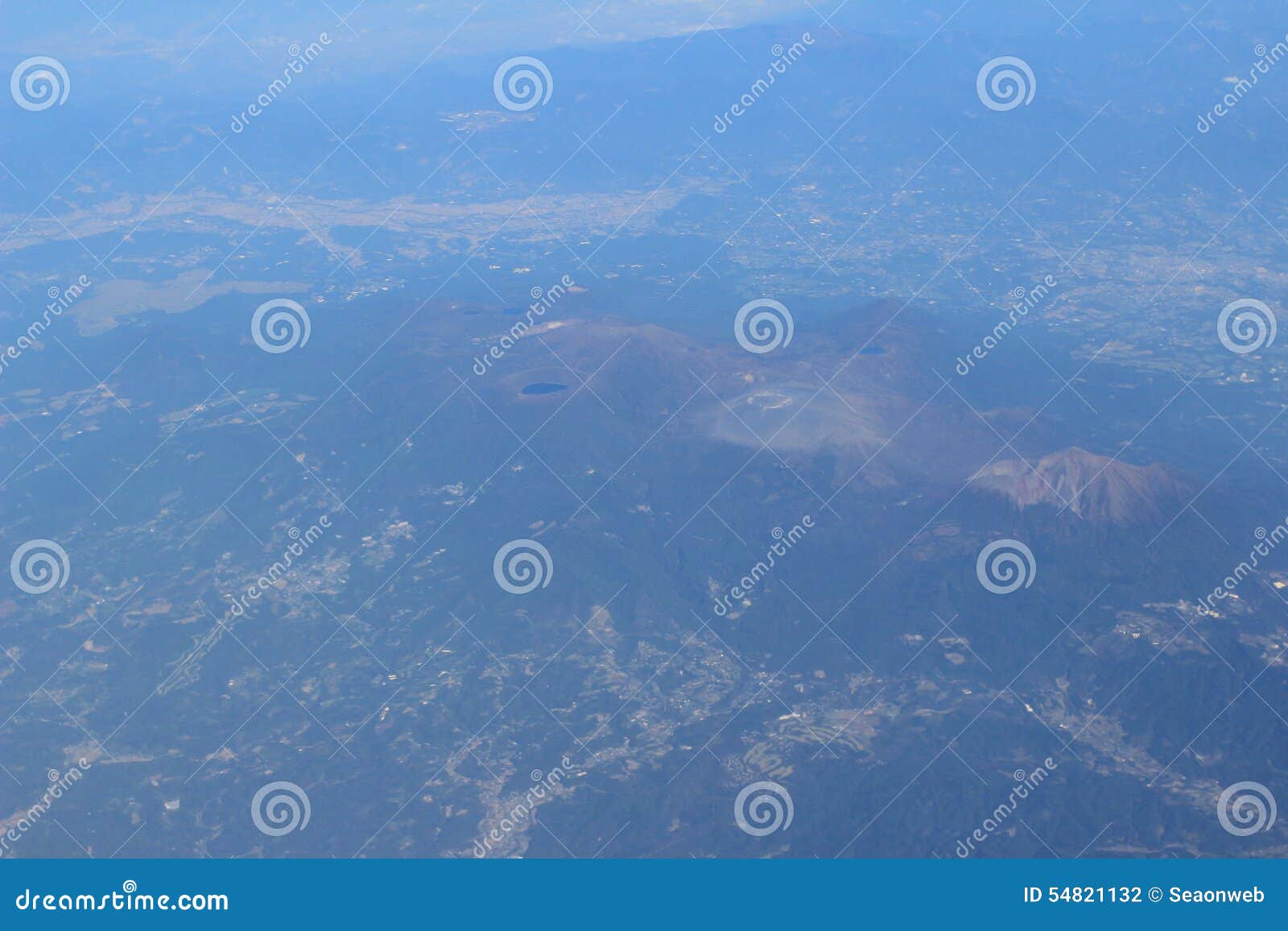View of the Ground from Airplane Window Stock Photo - Image of nature ...