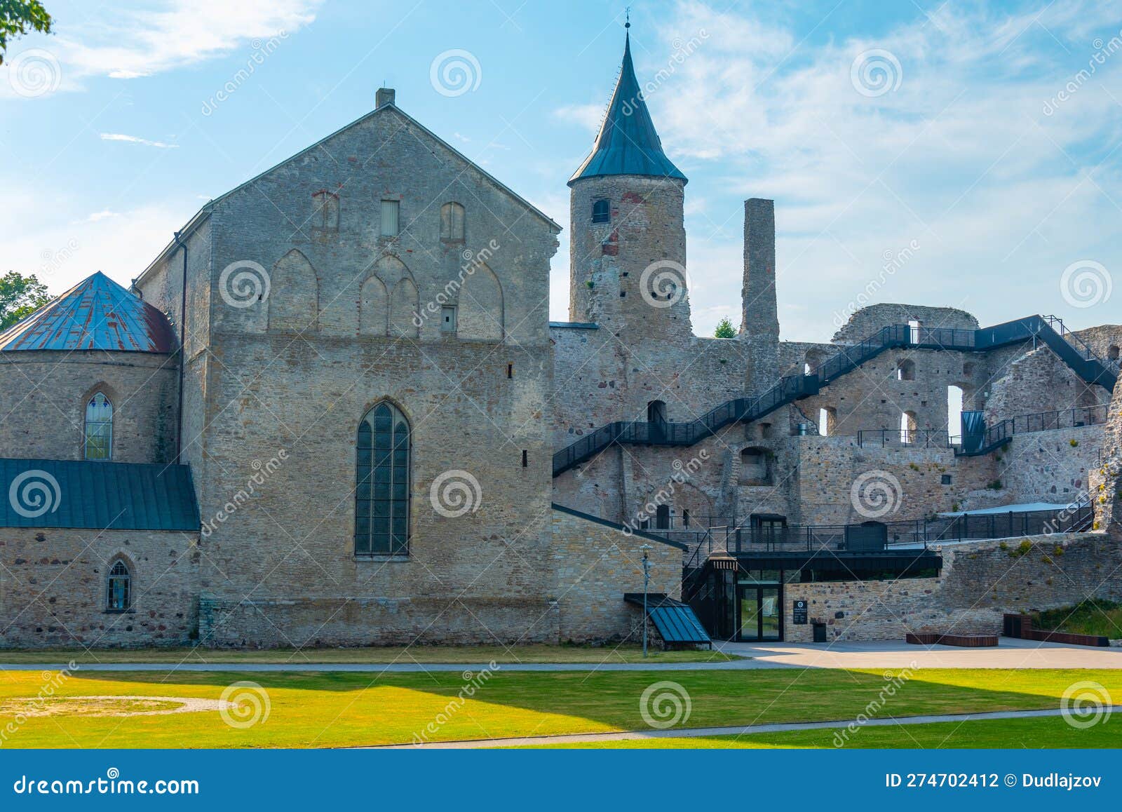 View of Haapsalu Castle in Estonia Editorial Photography - Image of ...