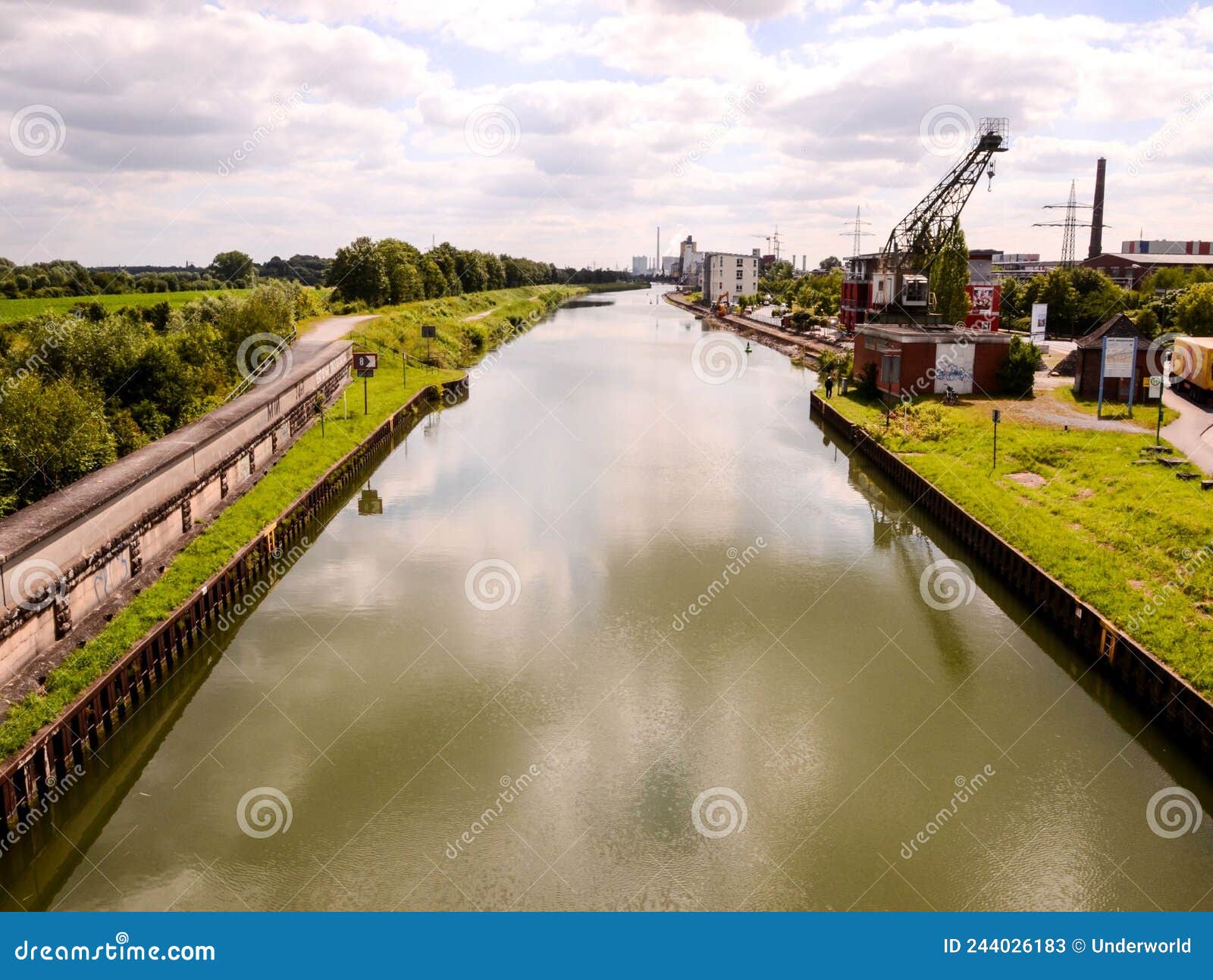 View of the Hamm River stock image. Image of autumn - 244026183