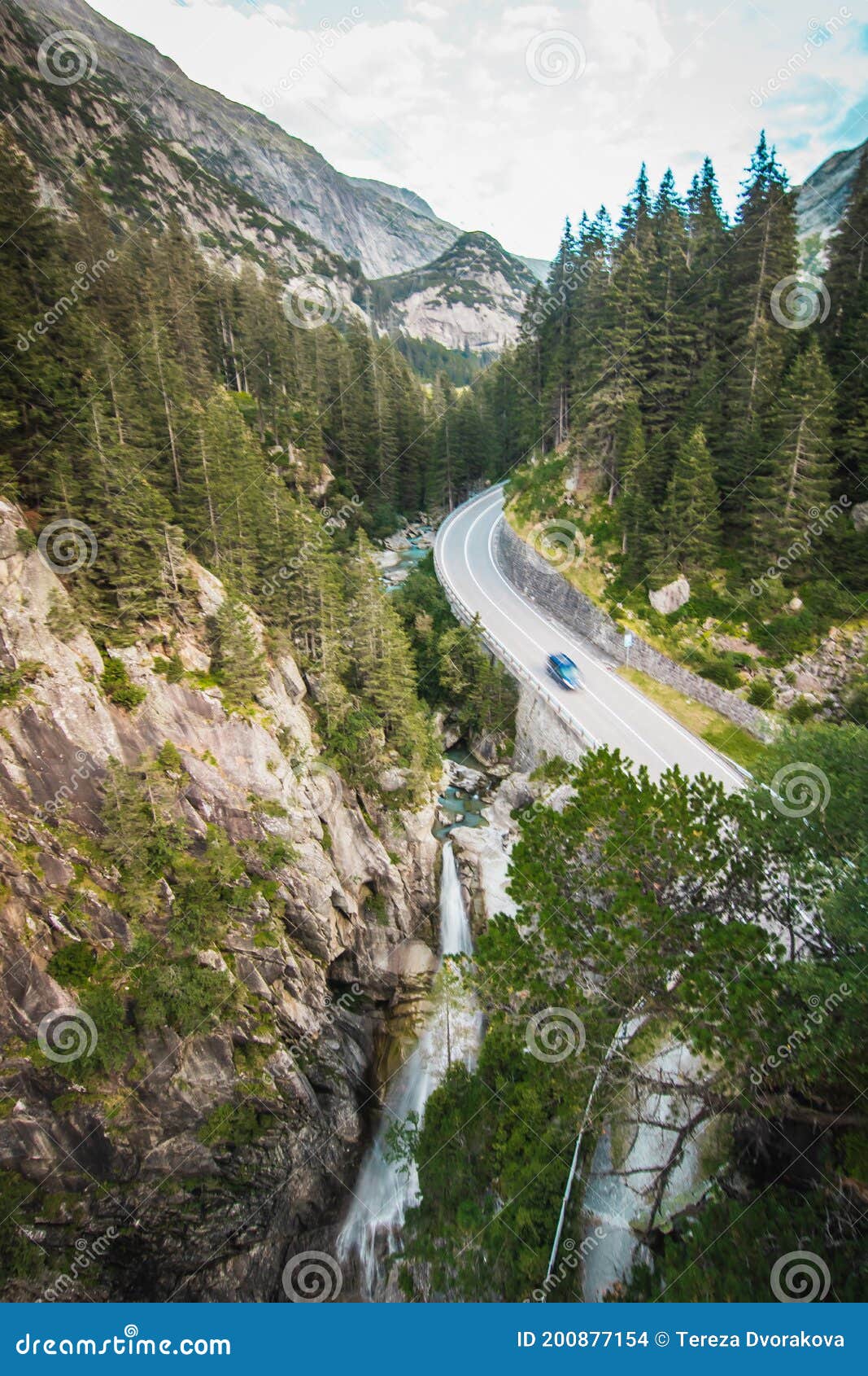 Track Of Gelmer Funicular, One Of The Steepest Funiculars In The Europe ...