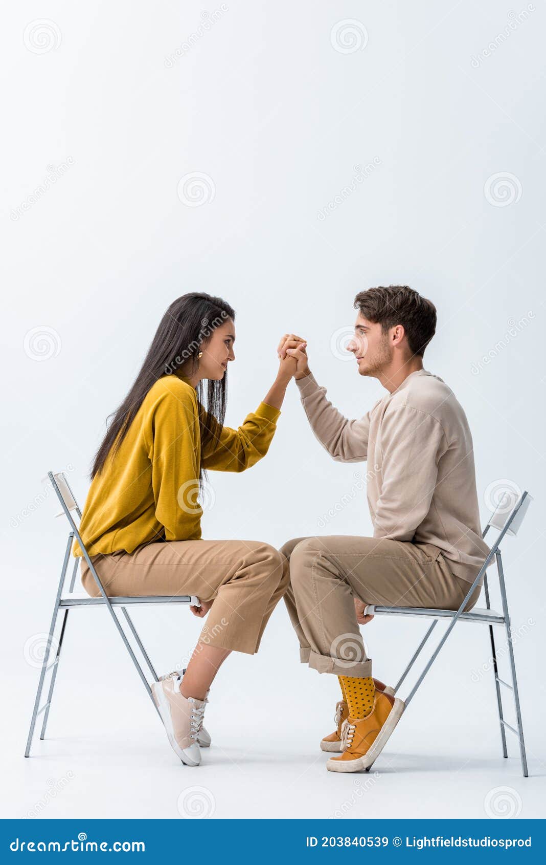 View of Handsome Man and Woman Stock Image - Image of stylish ...