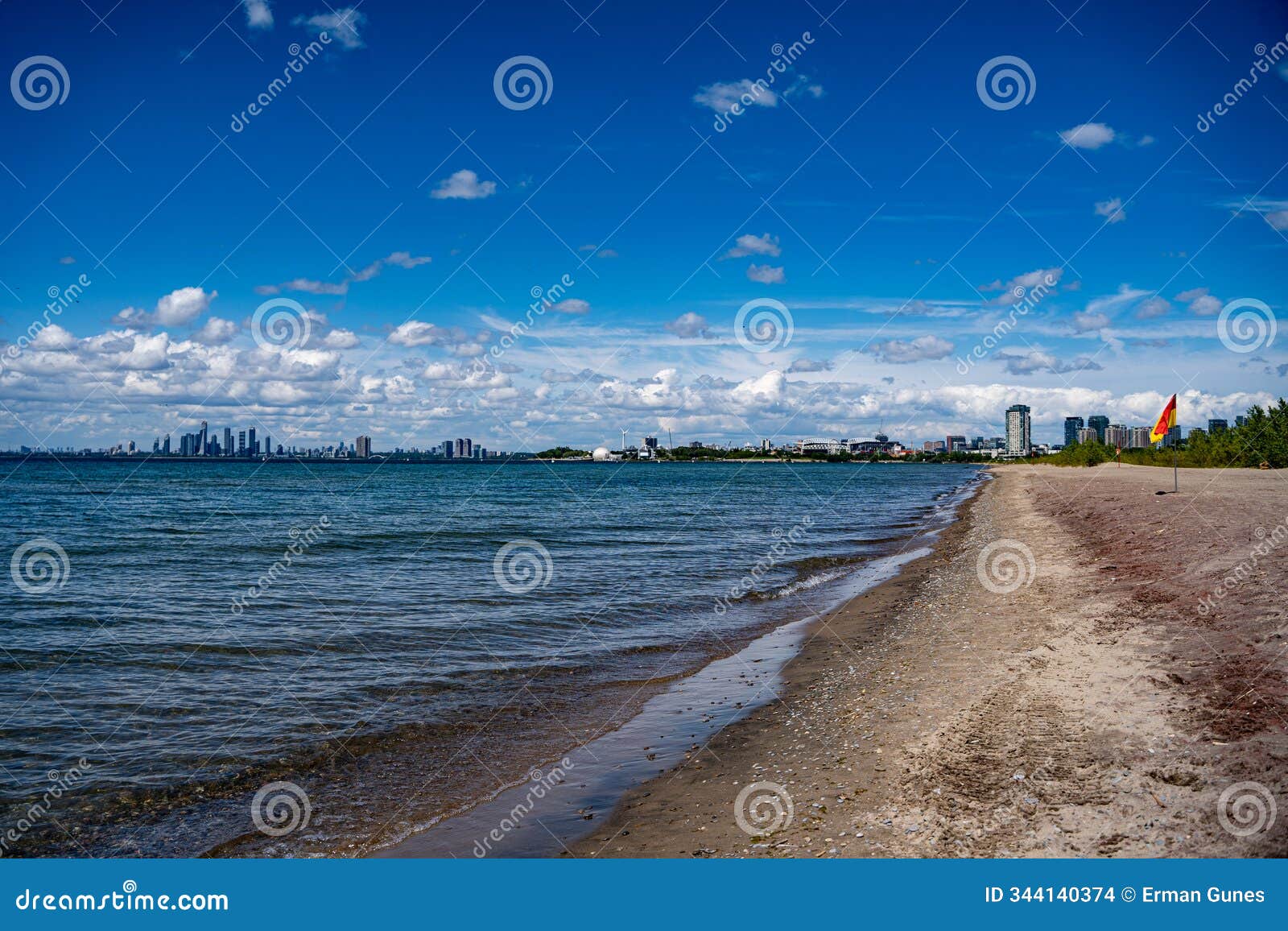 View of Hanlan S Point Nudist Beach in the Toronto Islands Stock Photo ...