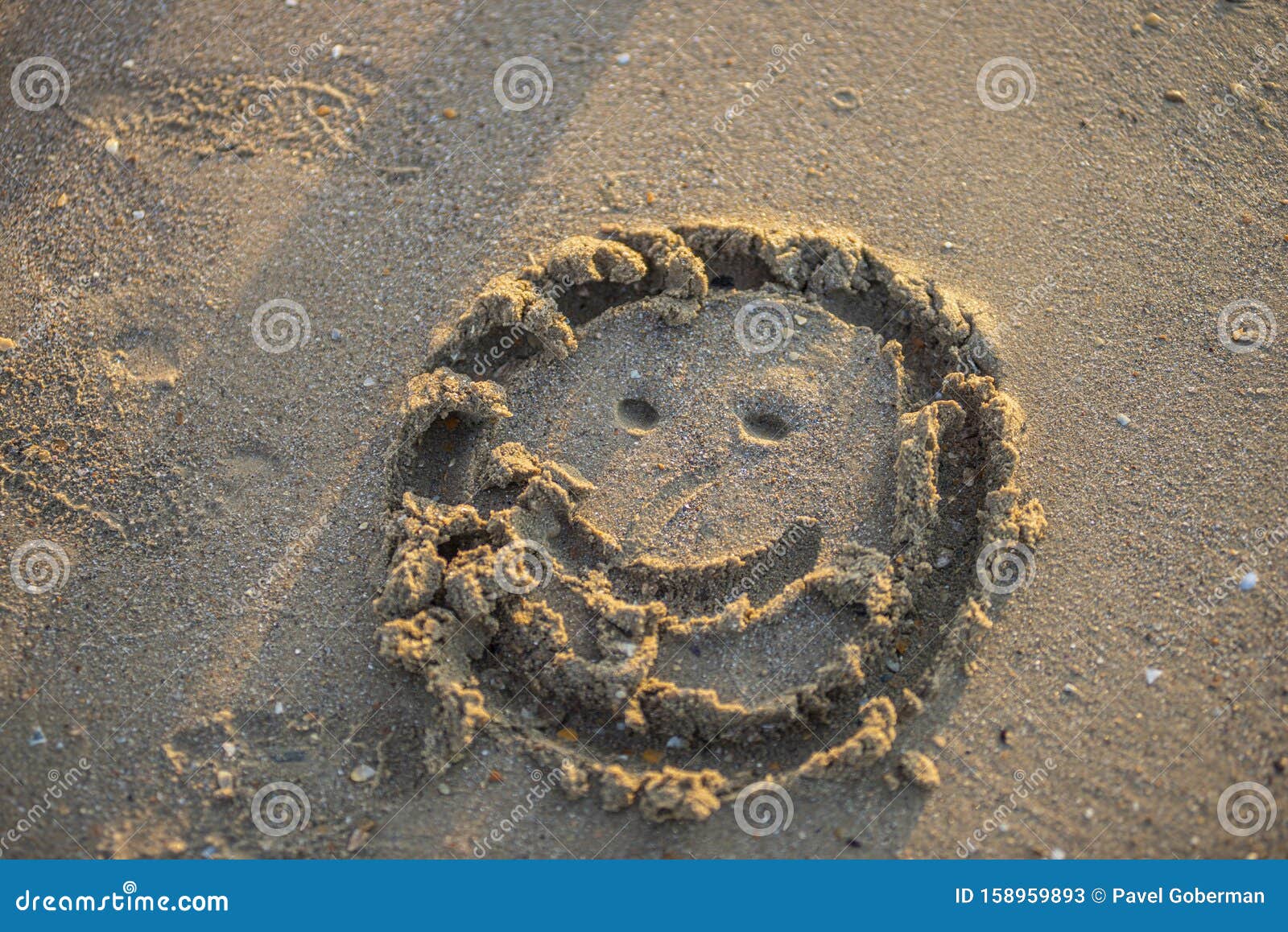 Smiley On The Sand Royalty-Free Stock Photography | CartoonDealer.com ...