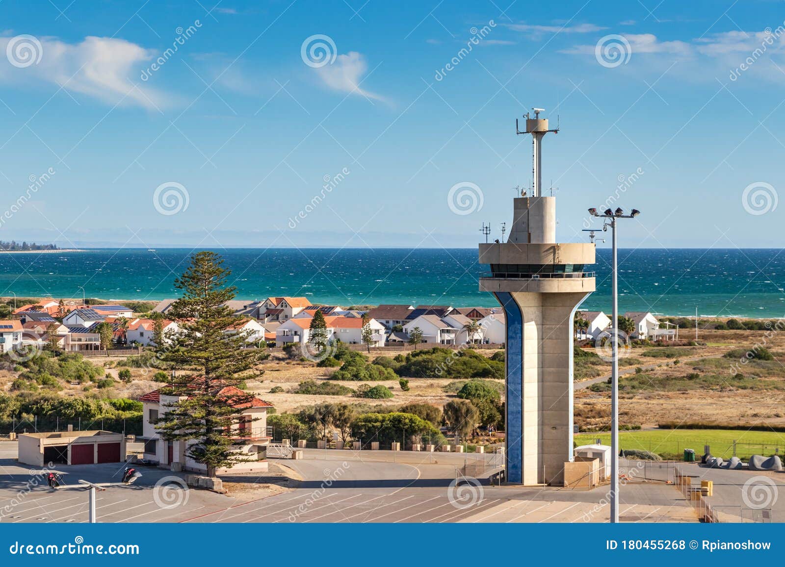 View of the Harbour Control Tower at Outer Harbor Port in Adelaide ...