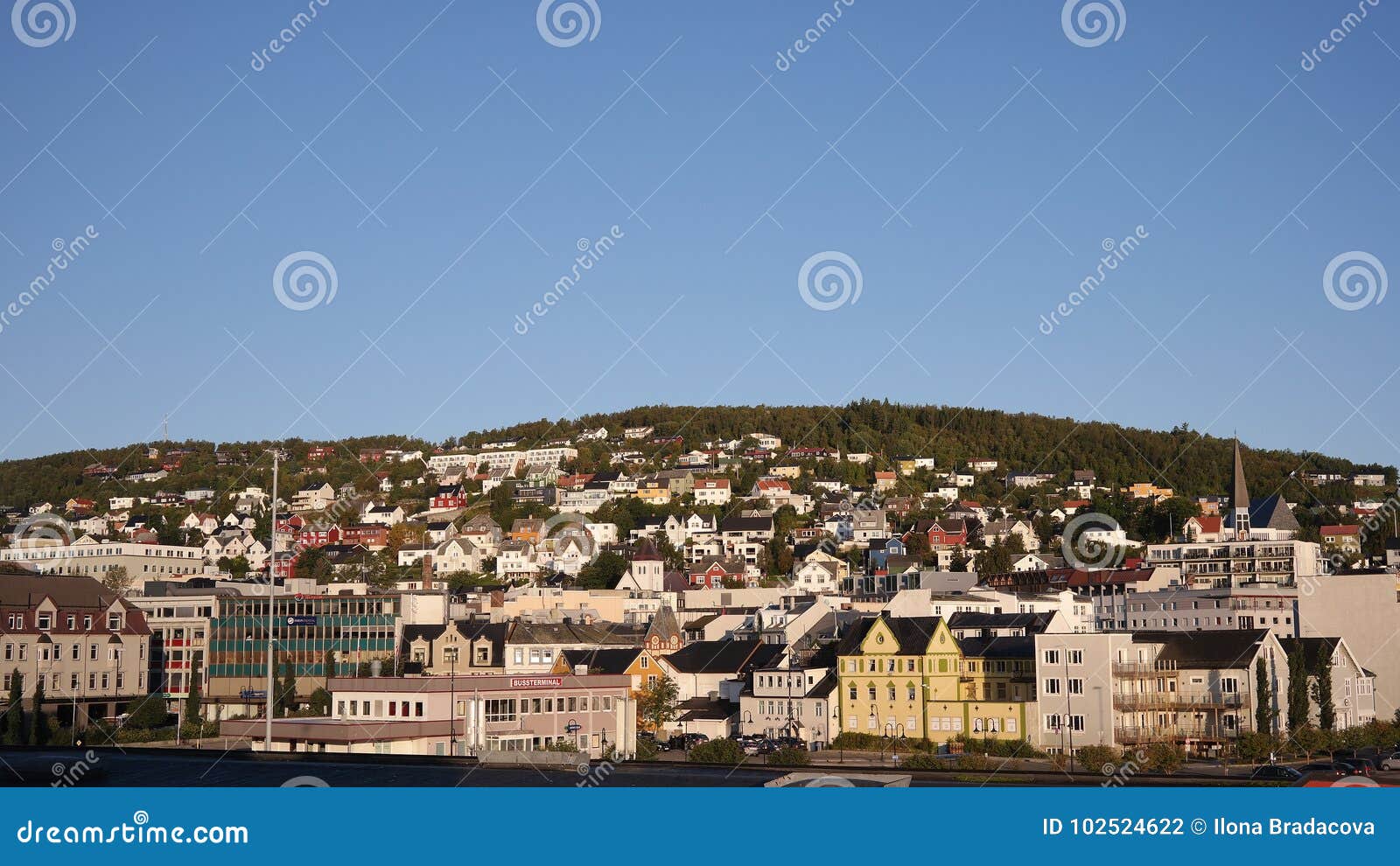 Harstad editorial photography. Image of houses, mountain - 102524622