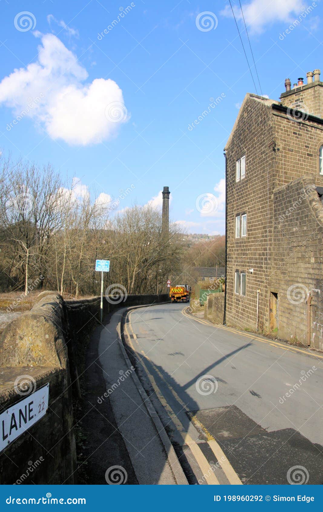 A view of Haworth stock photo. Image of sunny, shropshire - 198960292