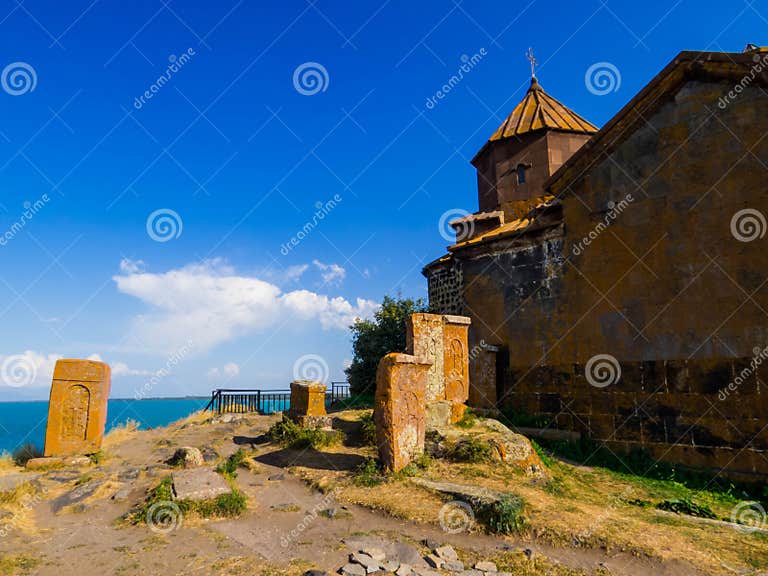 Hayravank Monastery, Lake Sevan, Armenia Stock Image - Image of ...
