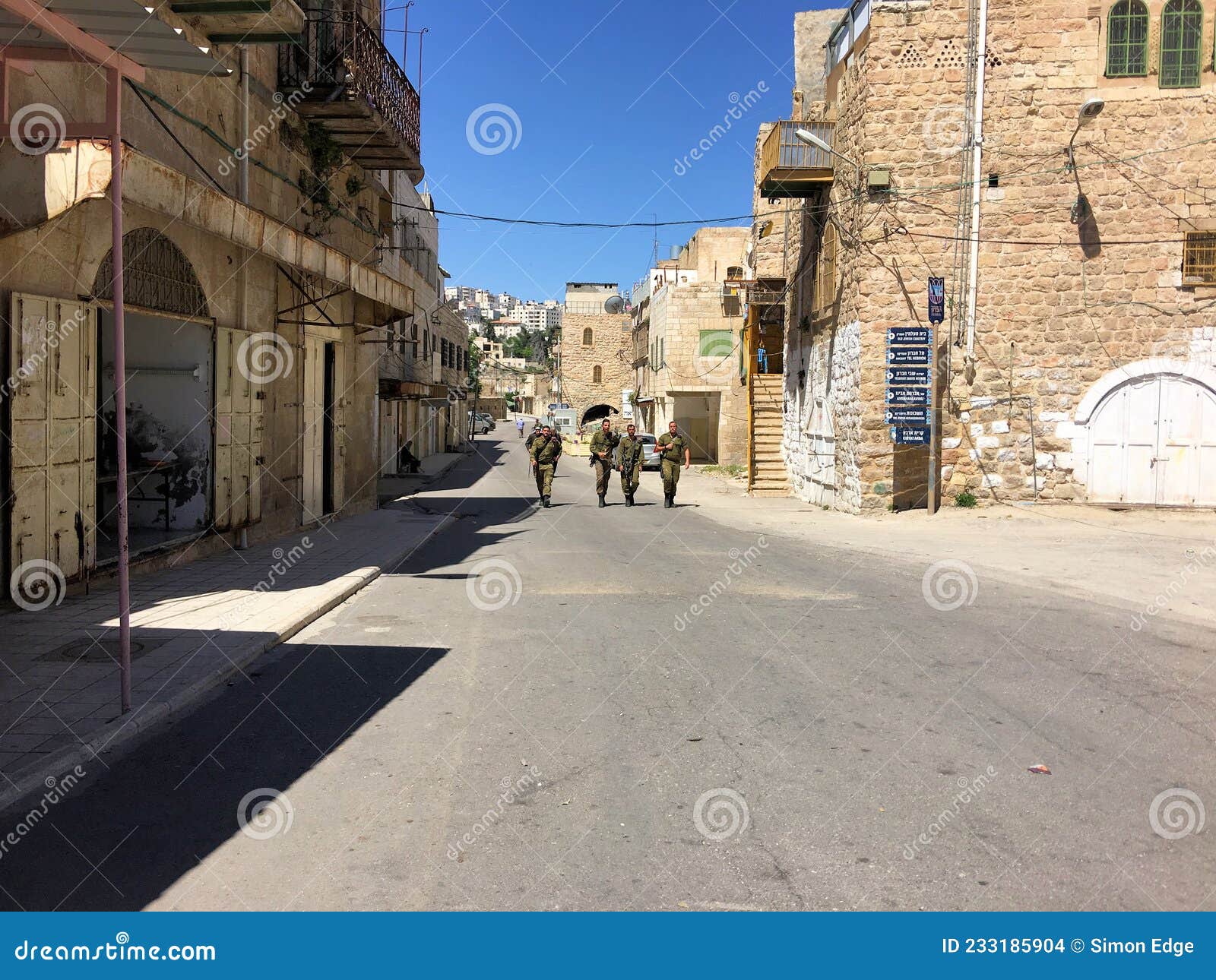 A View of Hebron on the Palestinian Side Editorial Stock Image - Image ...