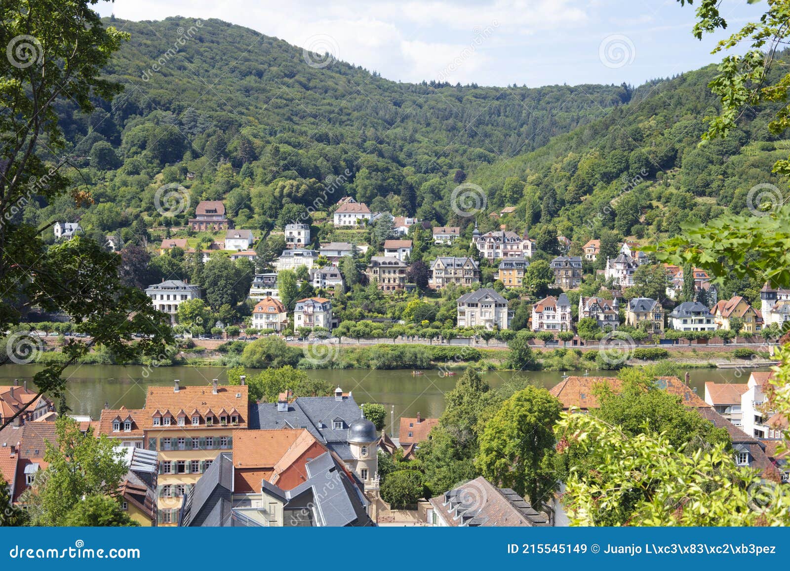 View of Heidelberg Landscape in Germany Stock Image - Image of scenic ...