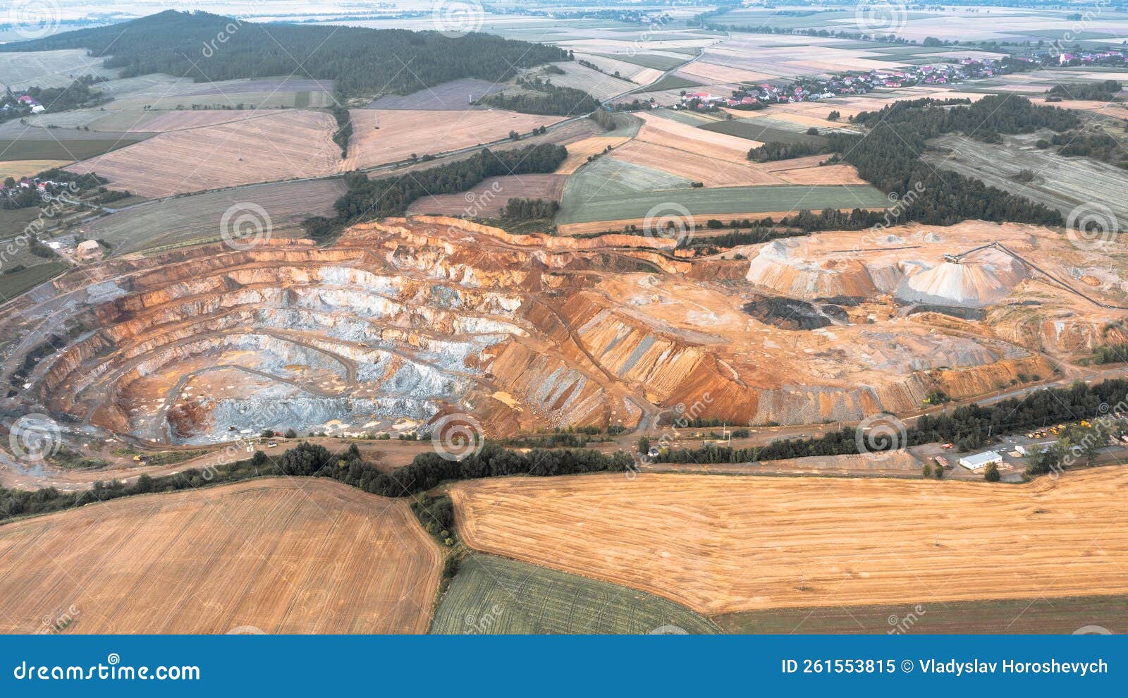 View from a Height of a Quarry for the Extraction of Magnesium and ...