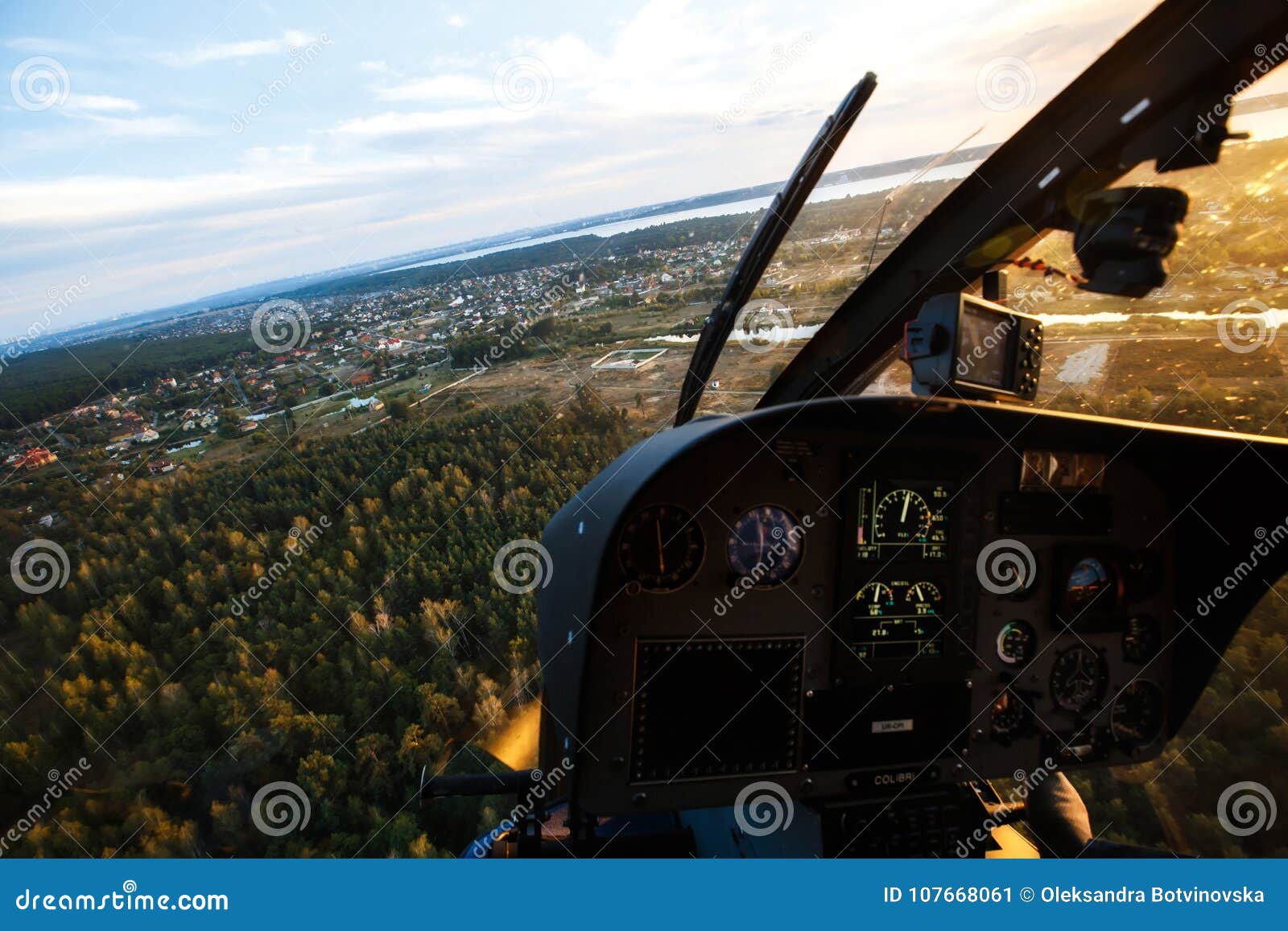 View from the helicopter stock image. Image of aeroplane - 107668061