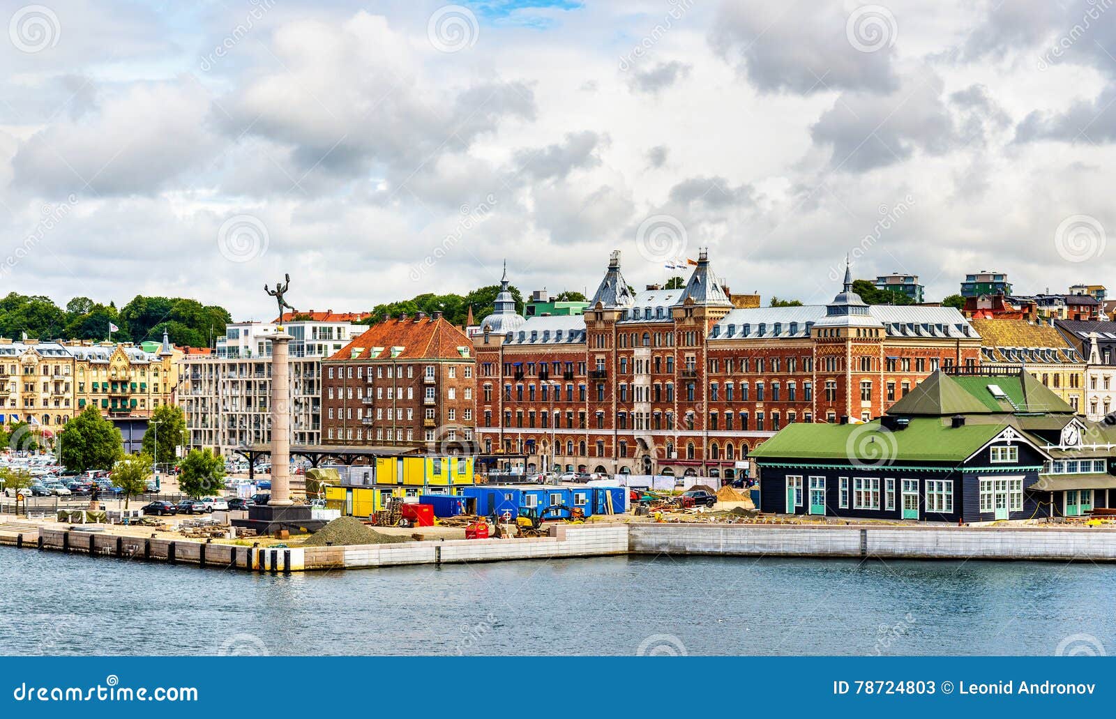 View of Helsingborg City Centre - Sweden Stock Image - Image of ...