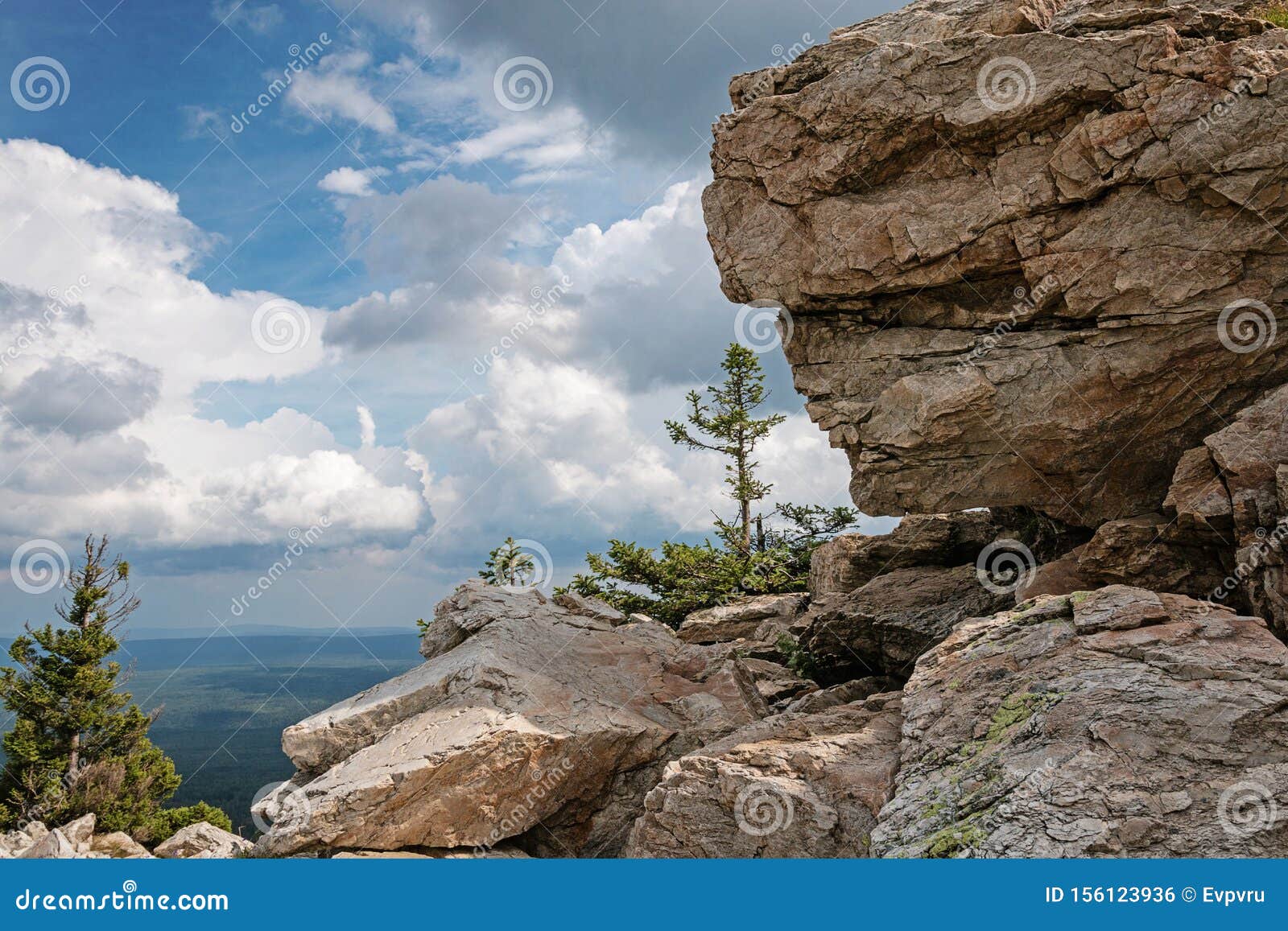 View from a high cliff stock photo. Image of growing - 156123936