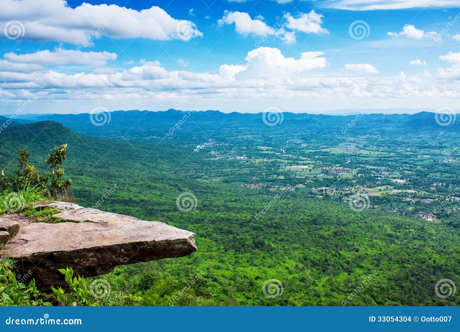 View from the High Mountain Stock Photo - Image of blue, highlands ...