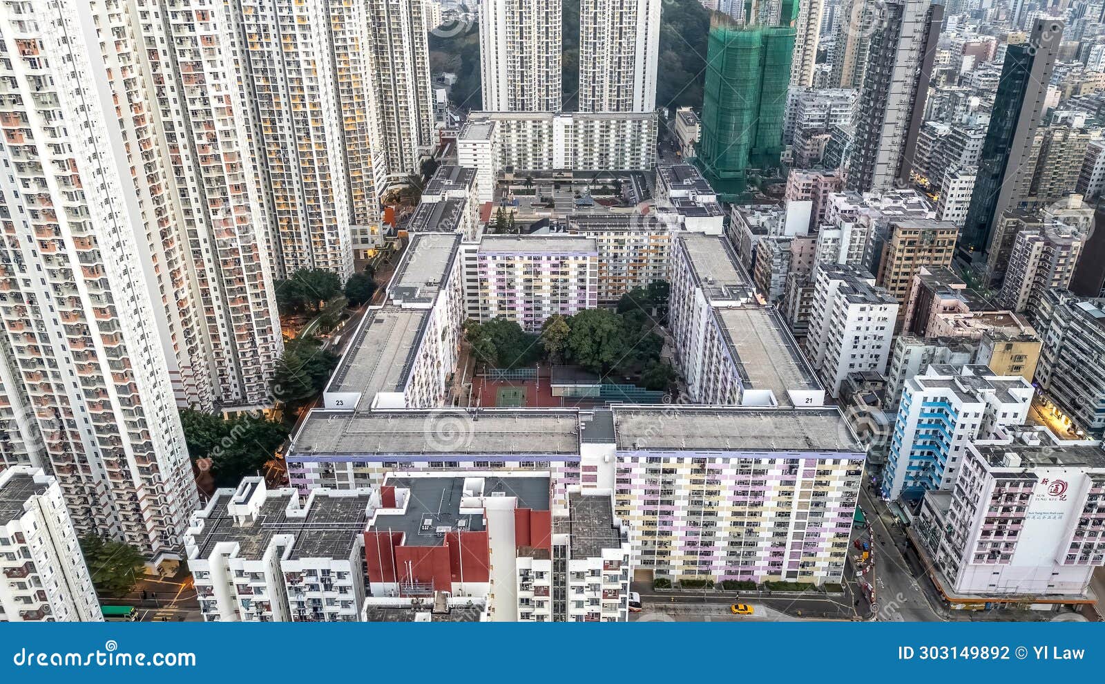 View with High Rise Buildings and a Modern Metropolis Jan 7 2024 Stock ...