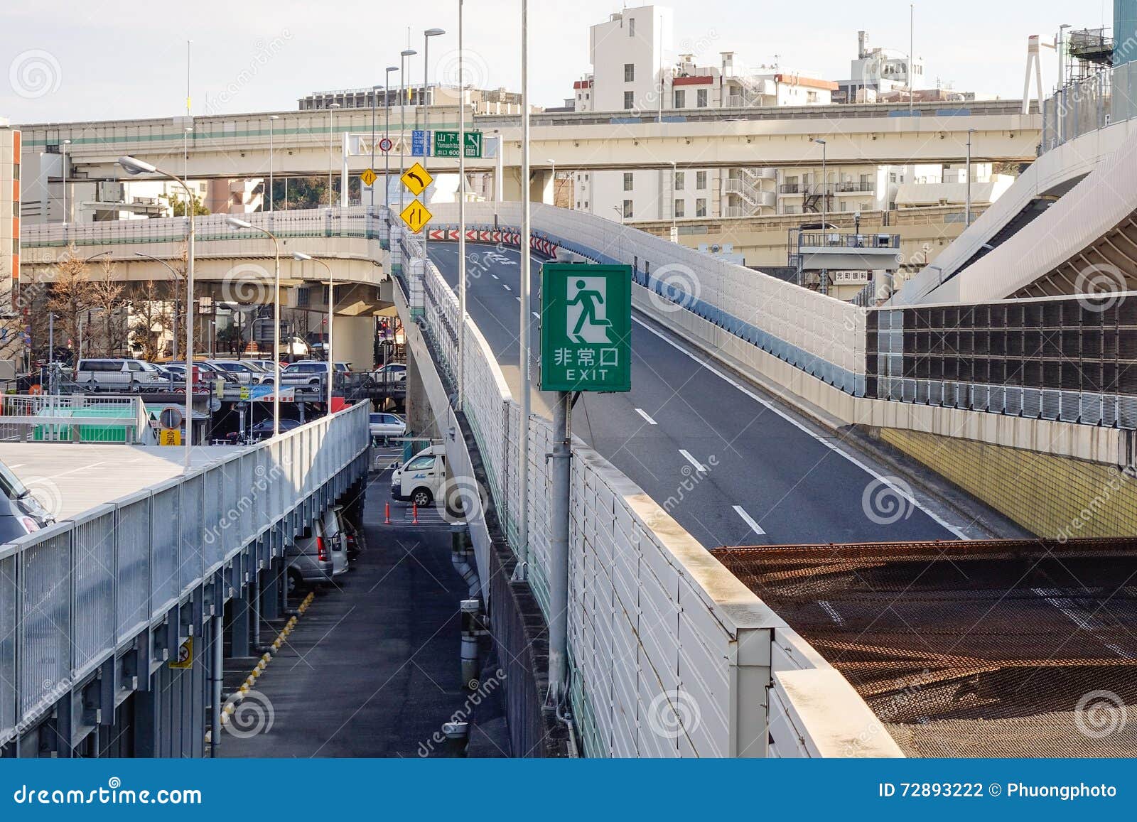 View of the Highway in Kyoto, Japan Editorial Photography - Image of ...