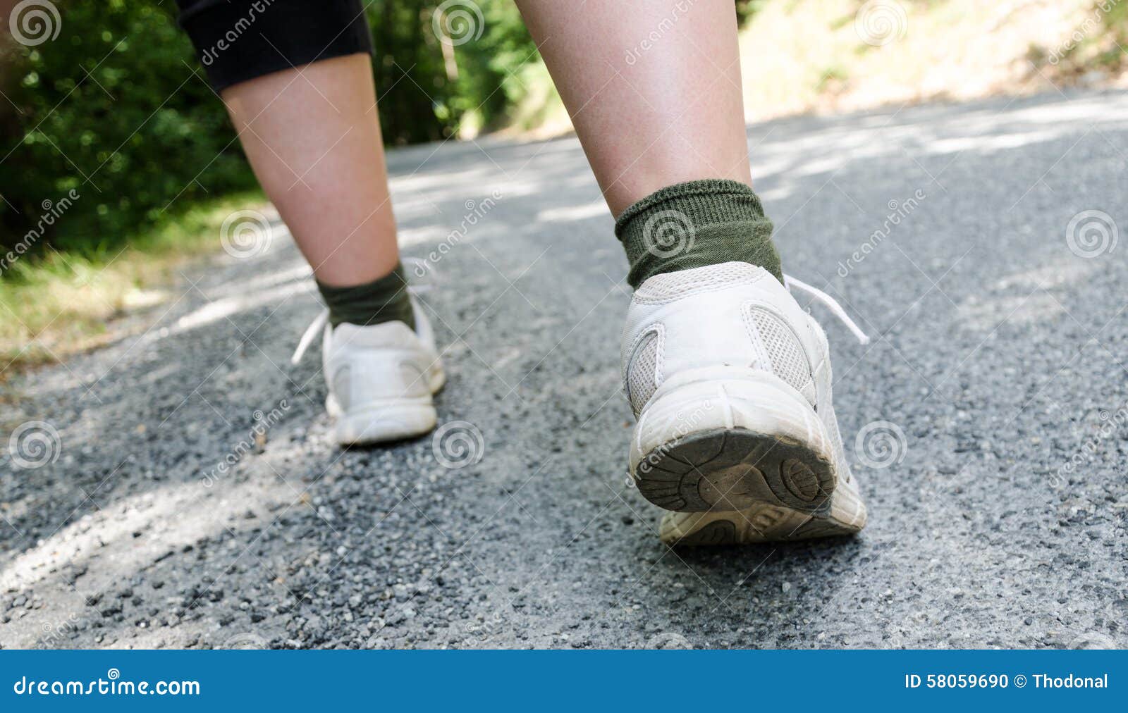 View of Hiker Legs Walking on a Path Stock Photo - Image of feet, foot ...