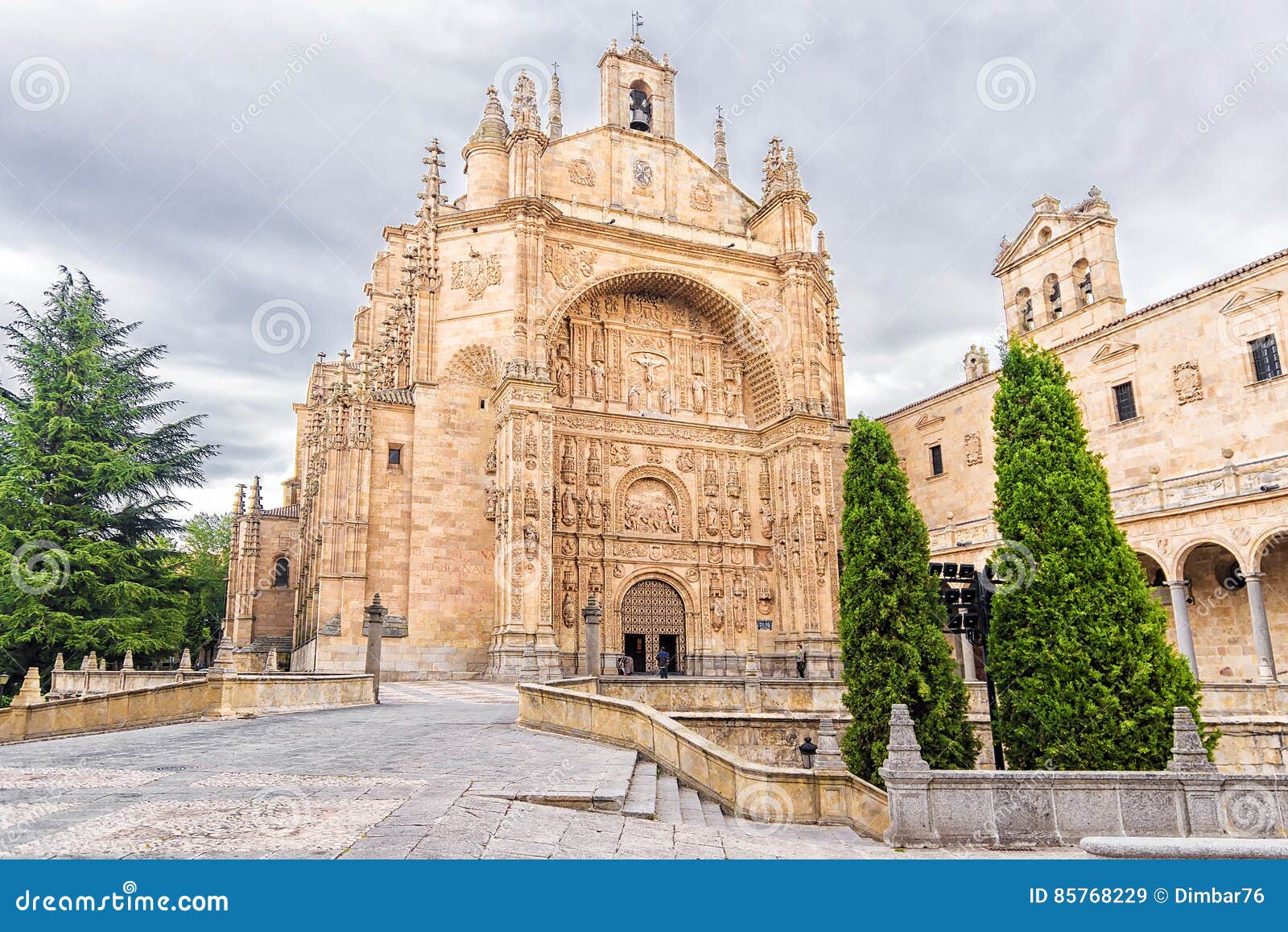View of Historic Buildings in Salamanca, Spain Stock Image - Image of ...