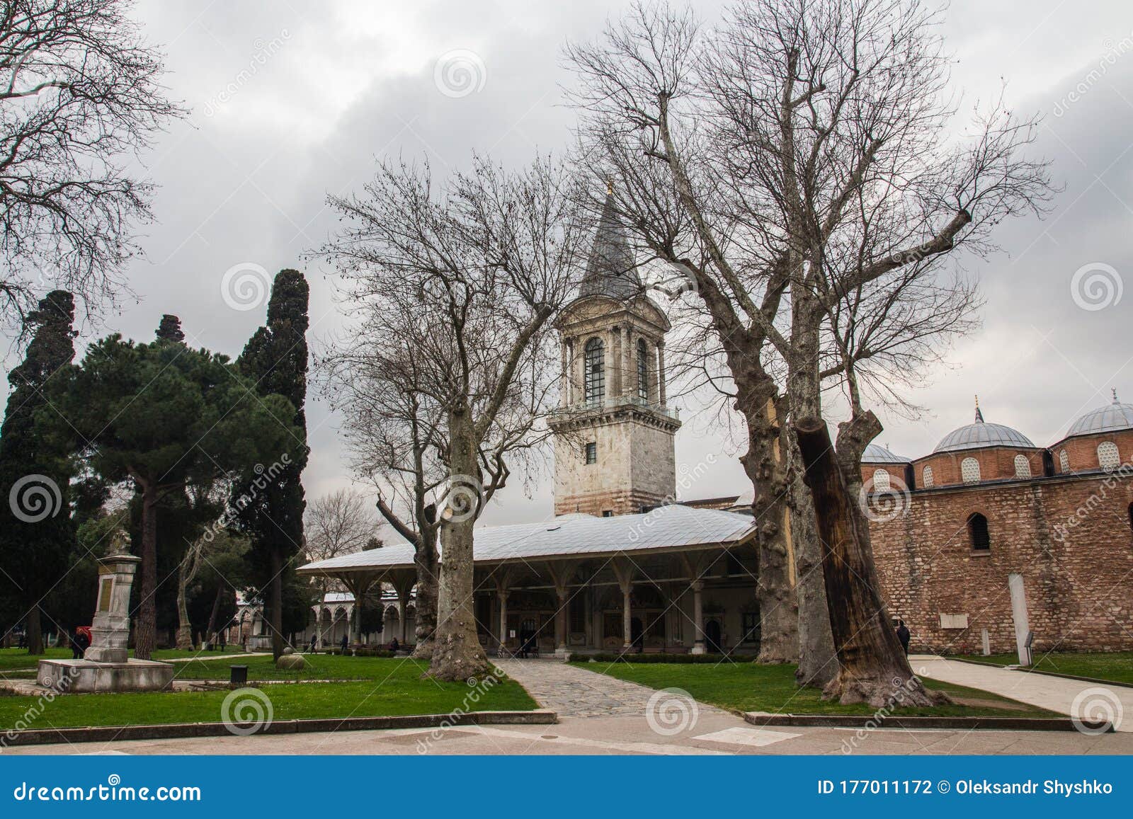 View of the Historic Harem Building at the Topkapi Palace in Istanbul ...