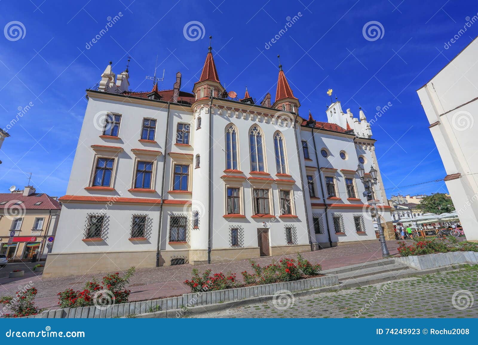 View of the Historical Building in Rzeszow / Poland Editorial Stock ...