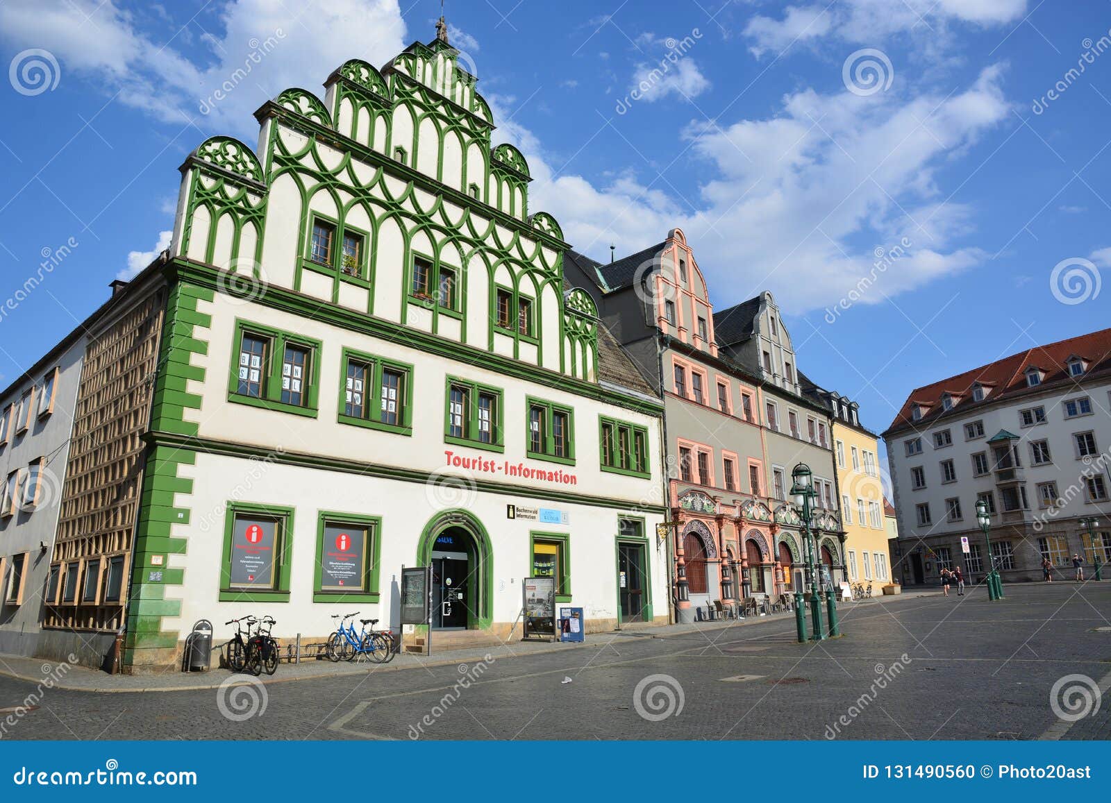 View in the Historical City of Weimar , Thuringia, Germany Editorial ...