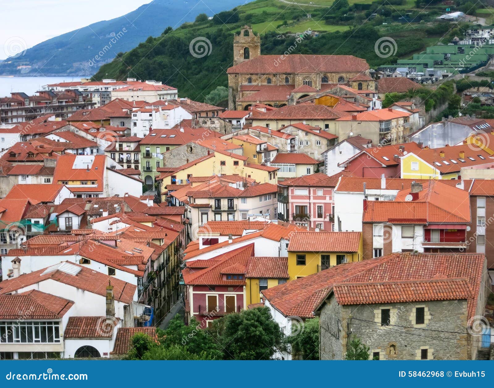 View of the Historical Part of Santander. Stock Photo - Image of harbor ...