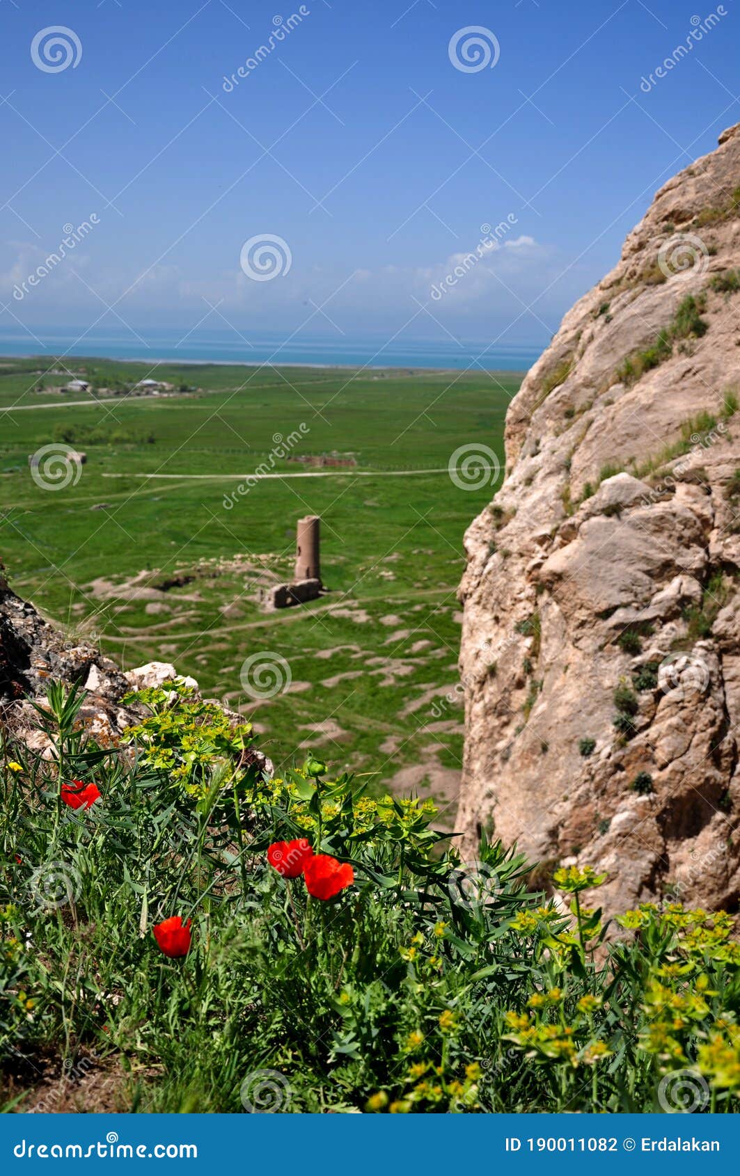 Van, Turkey - 22 May 2011: a View from the Historical Van Castle Stock ...