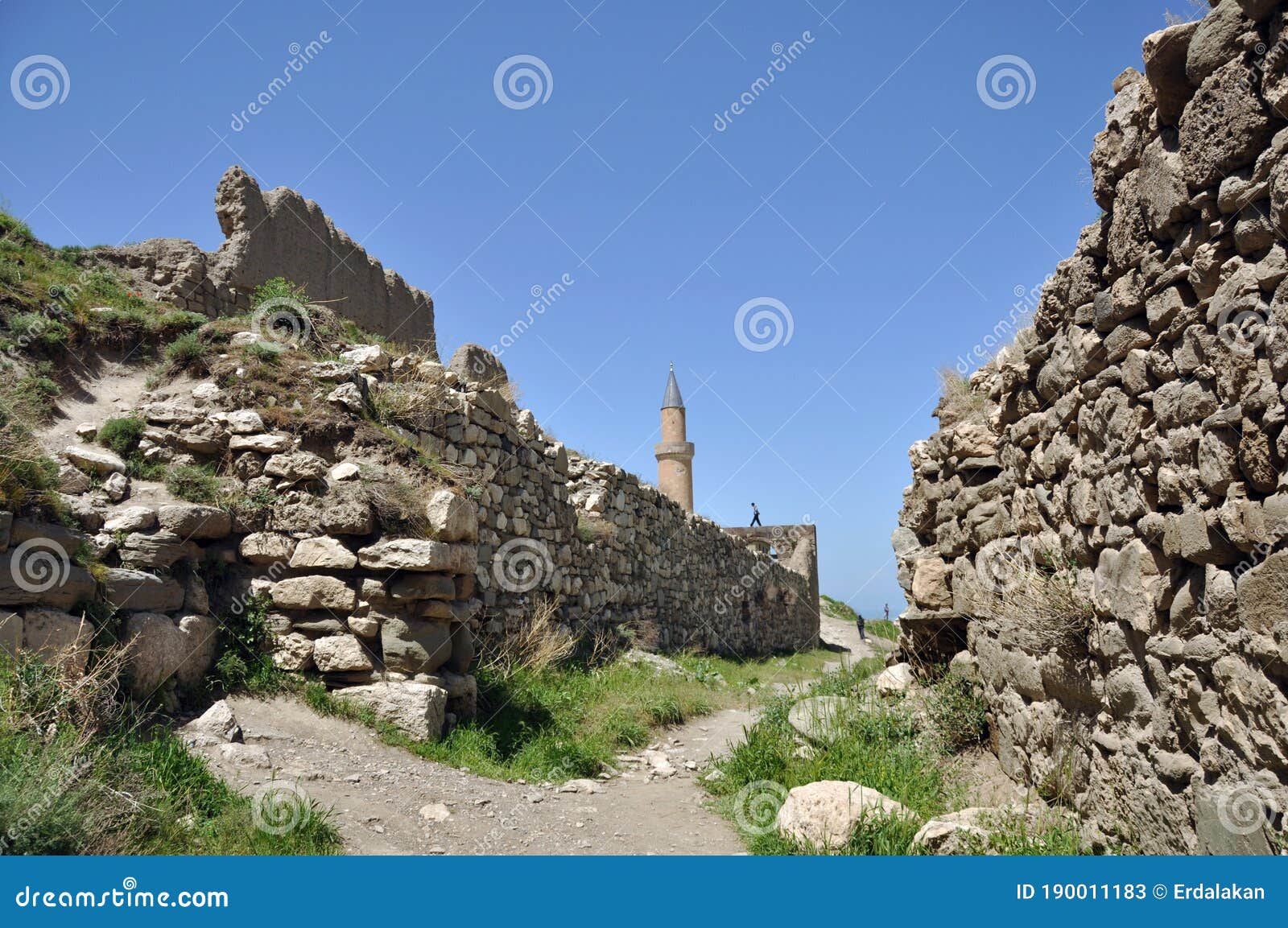 Van, Turkey - 22 May 2011: a View from the Historical Van Castle Stock ...