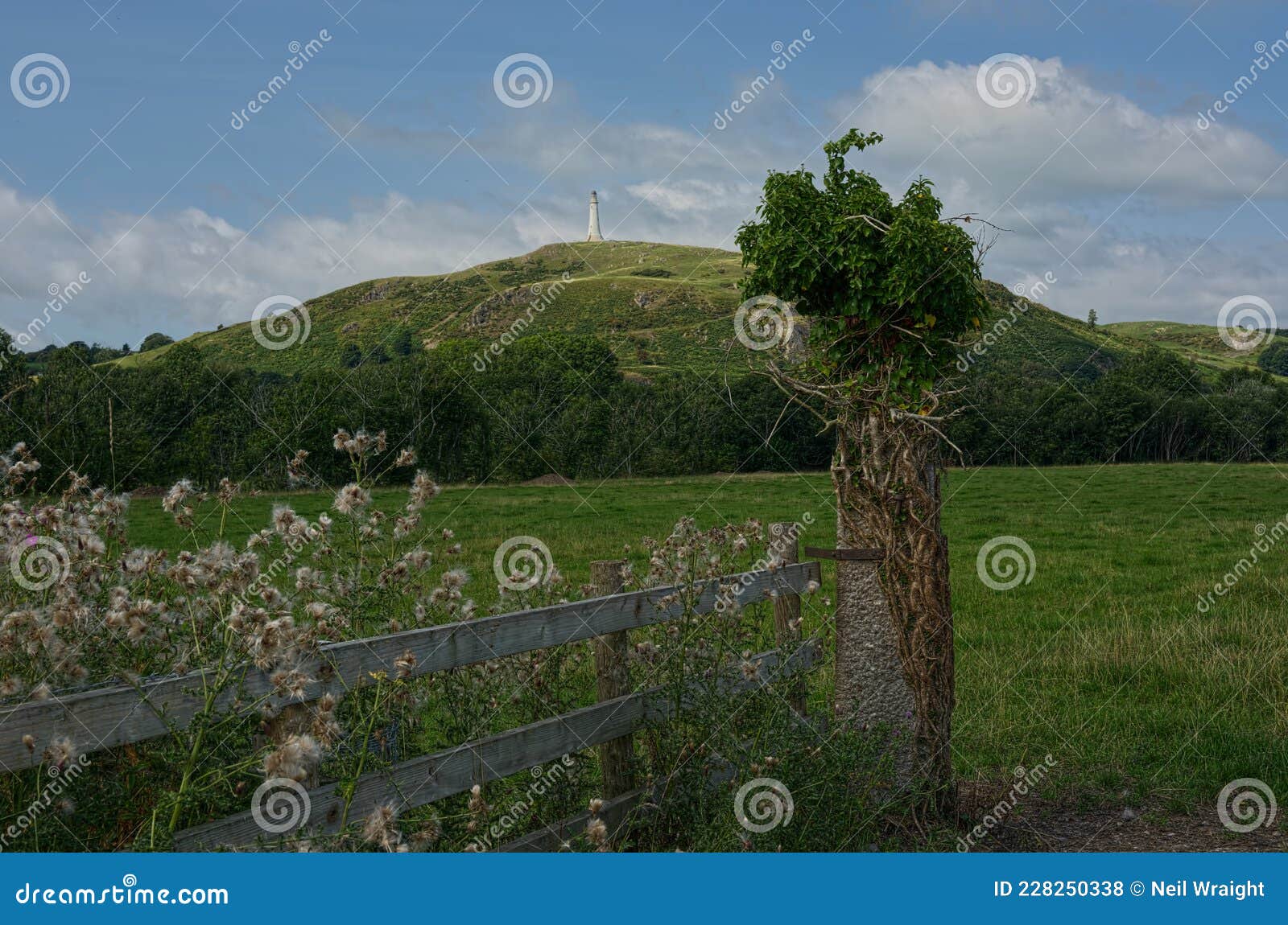 View of the Hoad Monument, Ulverston. Cumbria. UK Stock Photo - Image ...