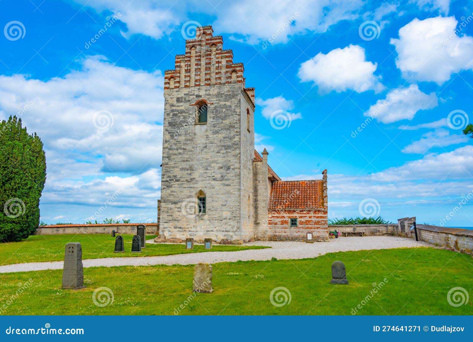 View of Hojerup Church in Denmark Editorial Photo - Image of nature ...