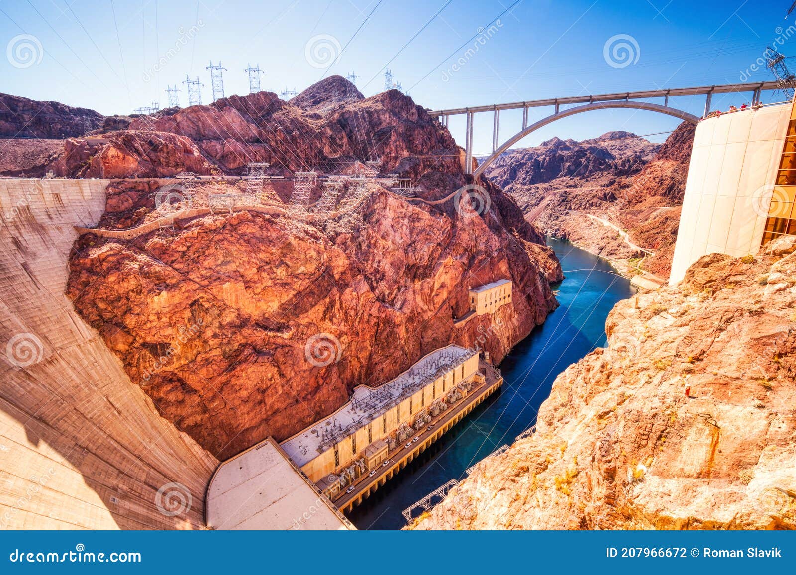 View of the Hoover Dam in Nevada Stock Photo - Image of nature ...