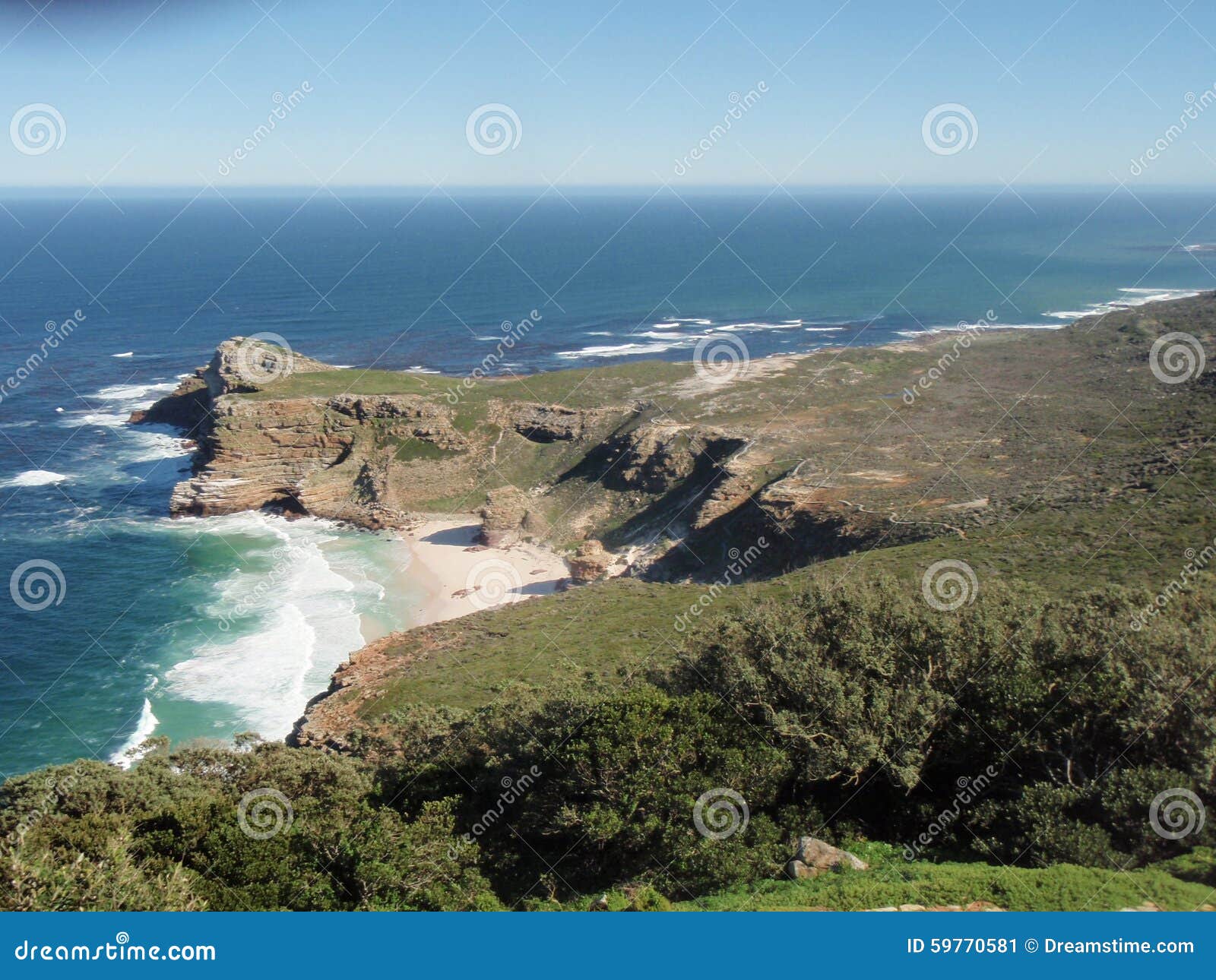 A view of Hope stock image. Image of ocean, beach, south - 59770581