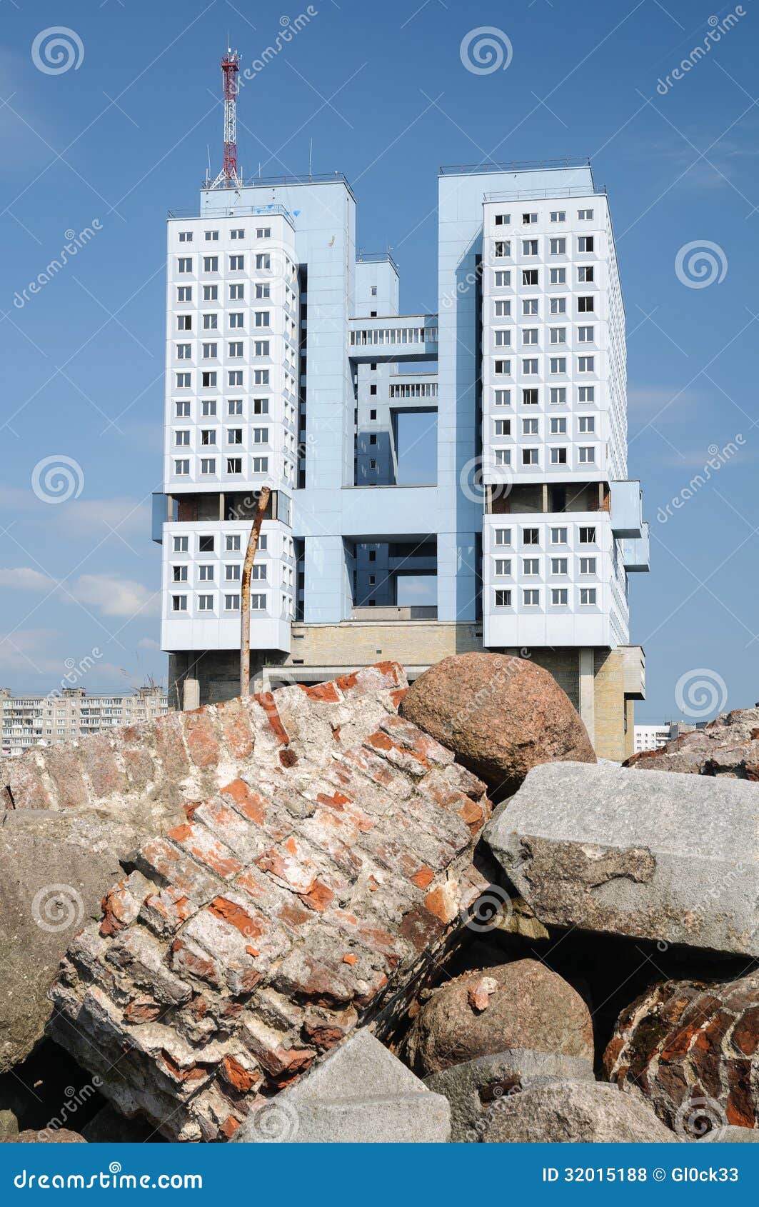 View of the House of the Soviets in Kaliningrad Stock Photo - Image of ...