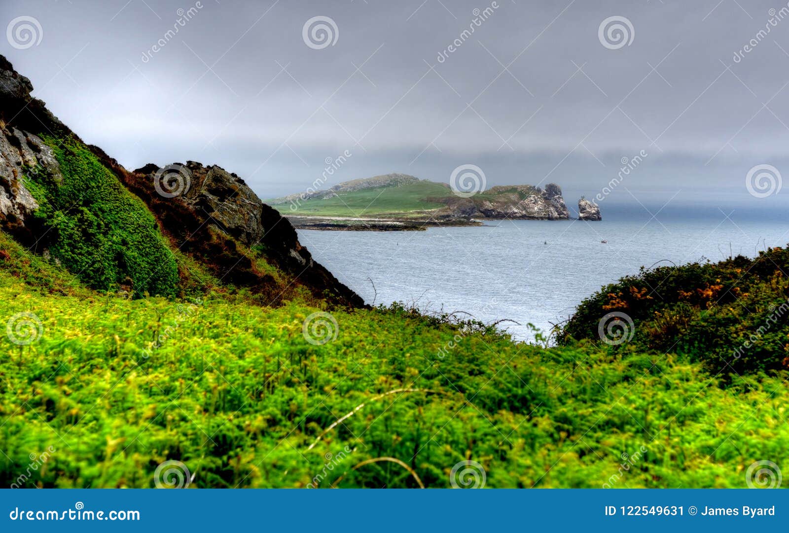 Howth Cliff Walk Outside of Dublin, Ireland Stock Image - Image of ...