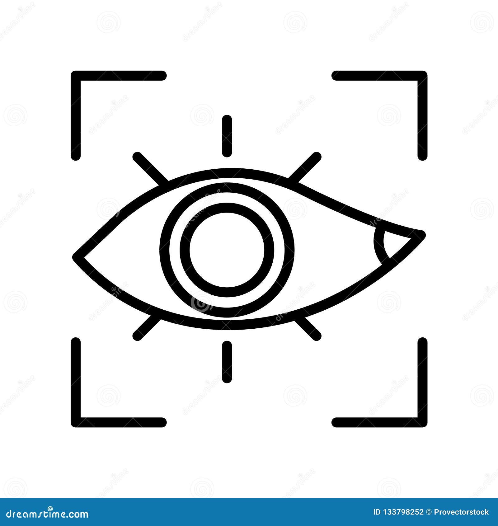 View Icon Vector Isolated on White Background, View Sign Stock Vector ...