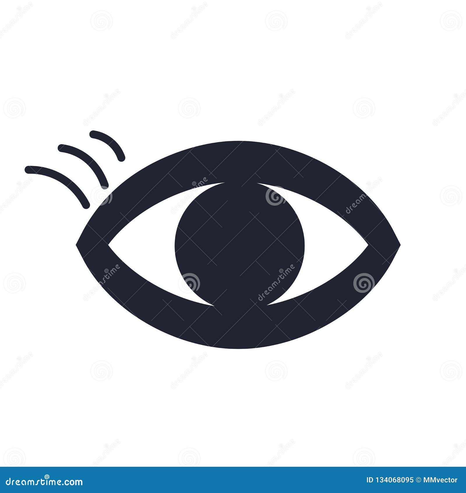 View Icon Vector Sign and Symbol Isolated on White Background, View ...