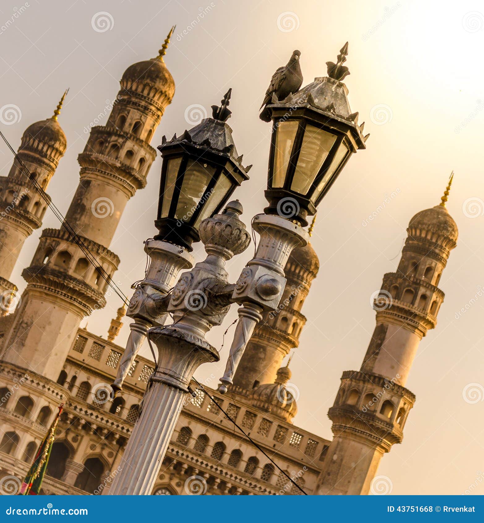 View of the Iconic Charminar Building Stock Photo - Image of india ...