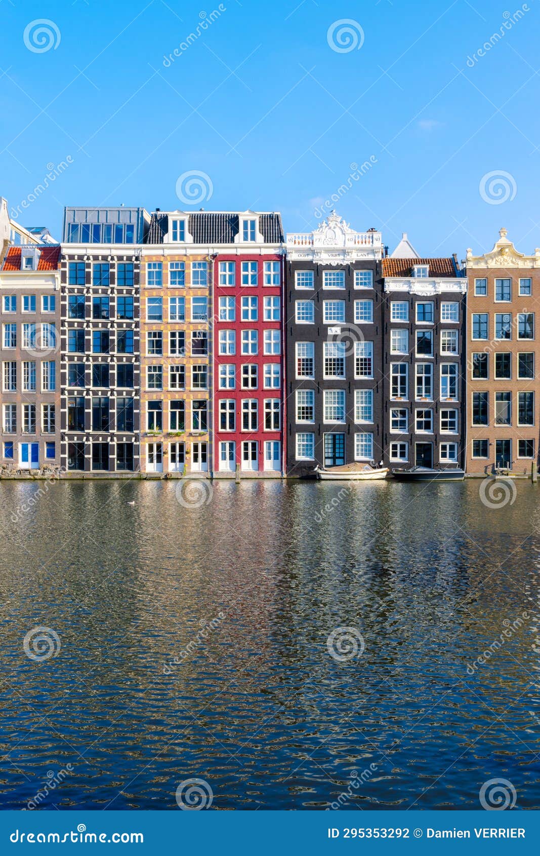 Iconic View of Traditional Old Buildings in Amsterdam, the Netherlands ...