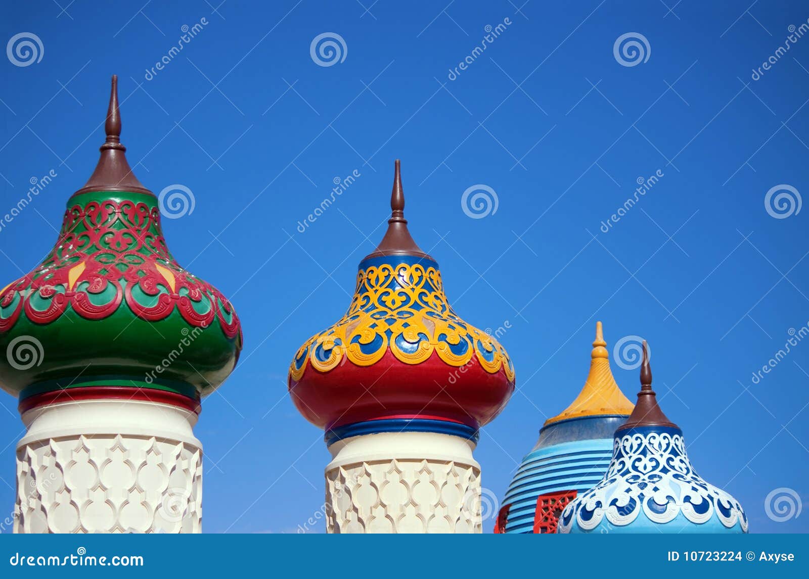 View of Imperial Shaped Roofs in Oriental Style Stock Photo - Image of ...