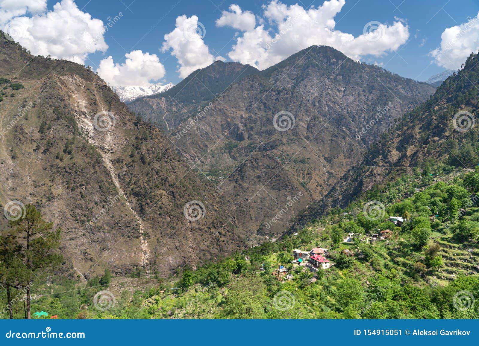 The View of Indian Remote Village Stock Image - Image of beautiful ...