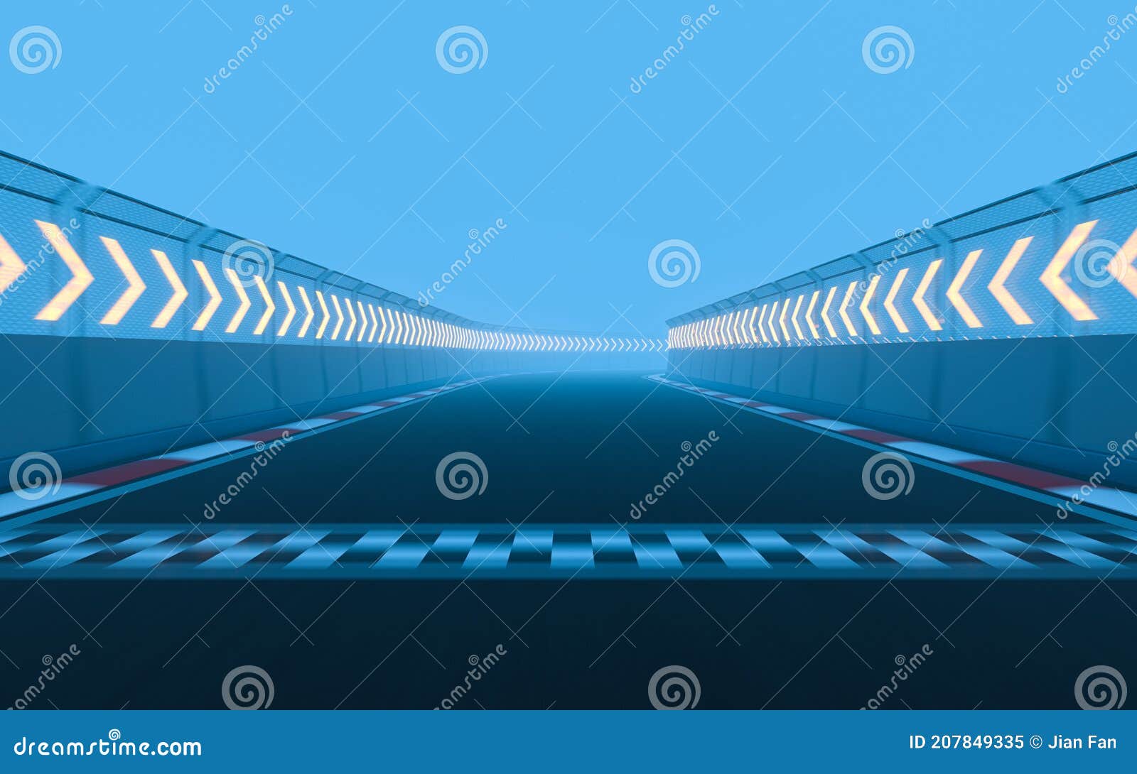 View of the Infinity Empty Asphalt International Race Track, 3d ...