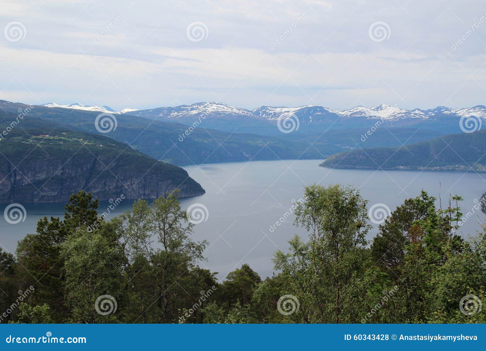 View of Innvik Fjord, Norway Stock Photo - Image of fjord, countryside ...