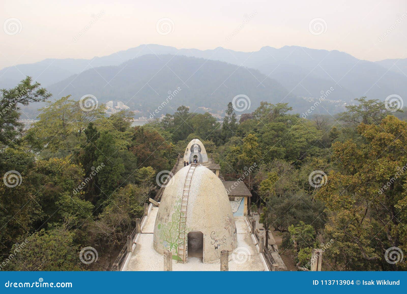 Beatles Ashram in Rishikesh India, Uttarakhand Stock Photo - Image of ...
