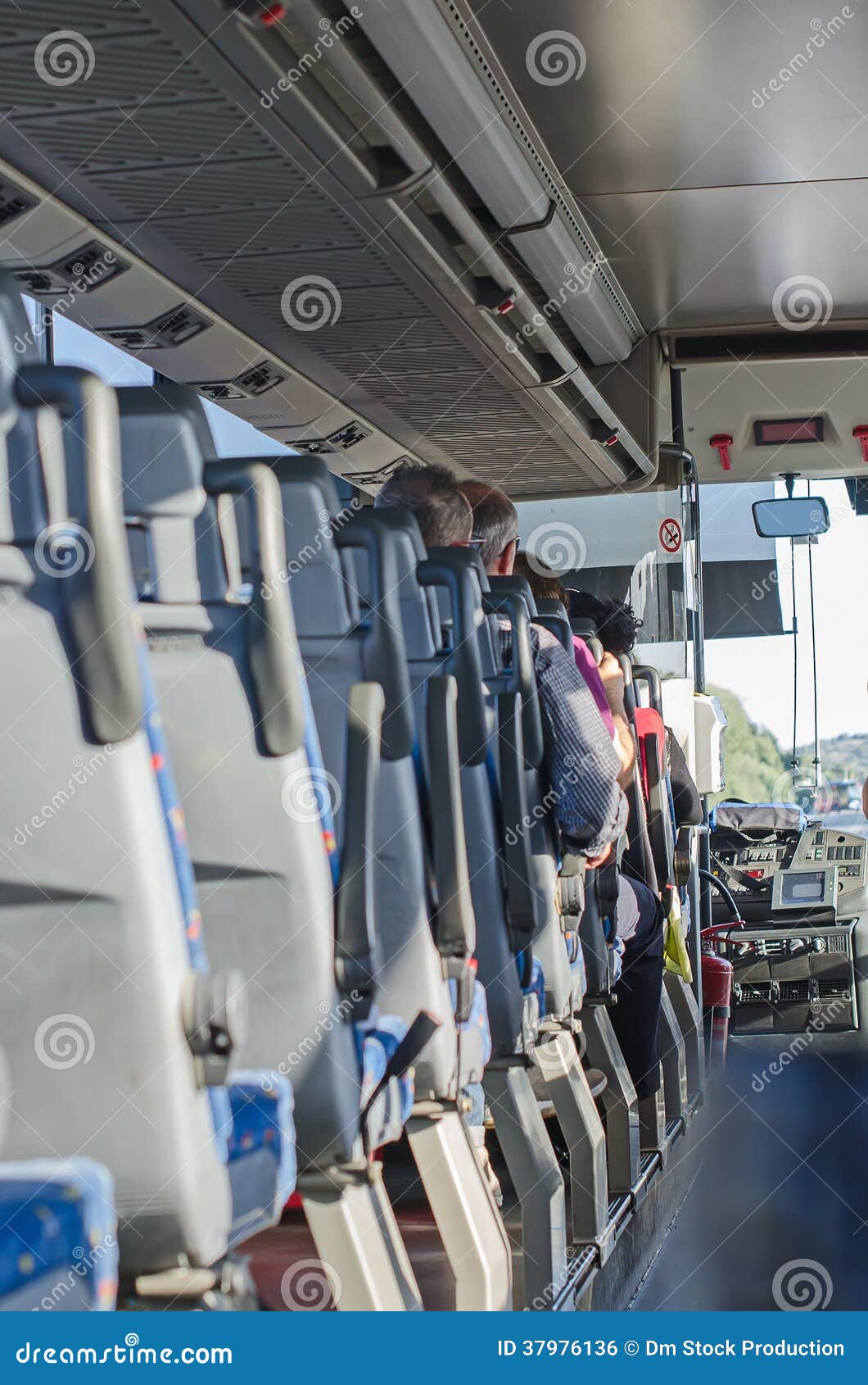 View from inside the bus stock photo. Image of route - 37976136