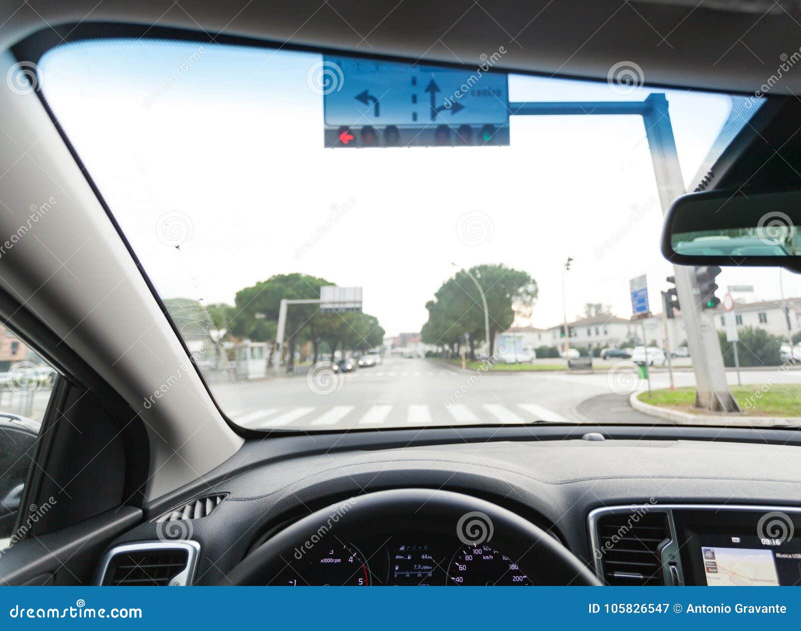 View of a car dashboard stock image. Image of design - 105826547