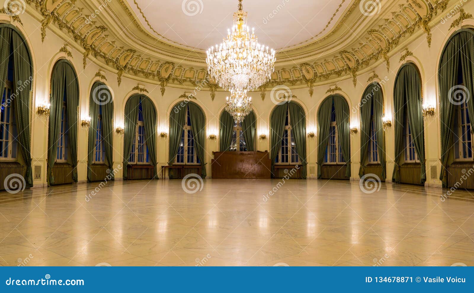 View from Inside a Castle with the Festive Hall Editorial Photo - Image ...