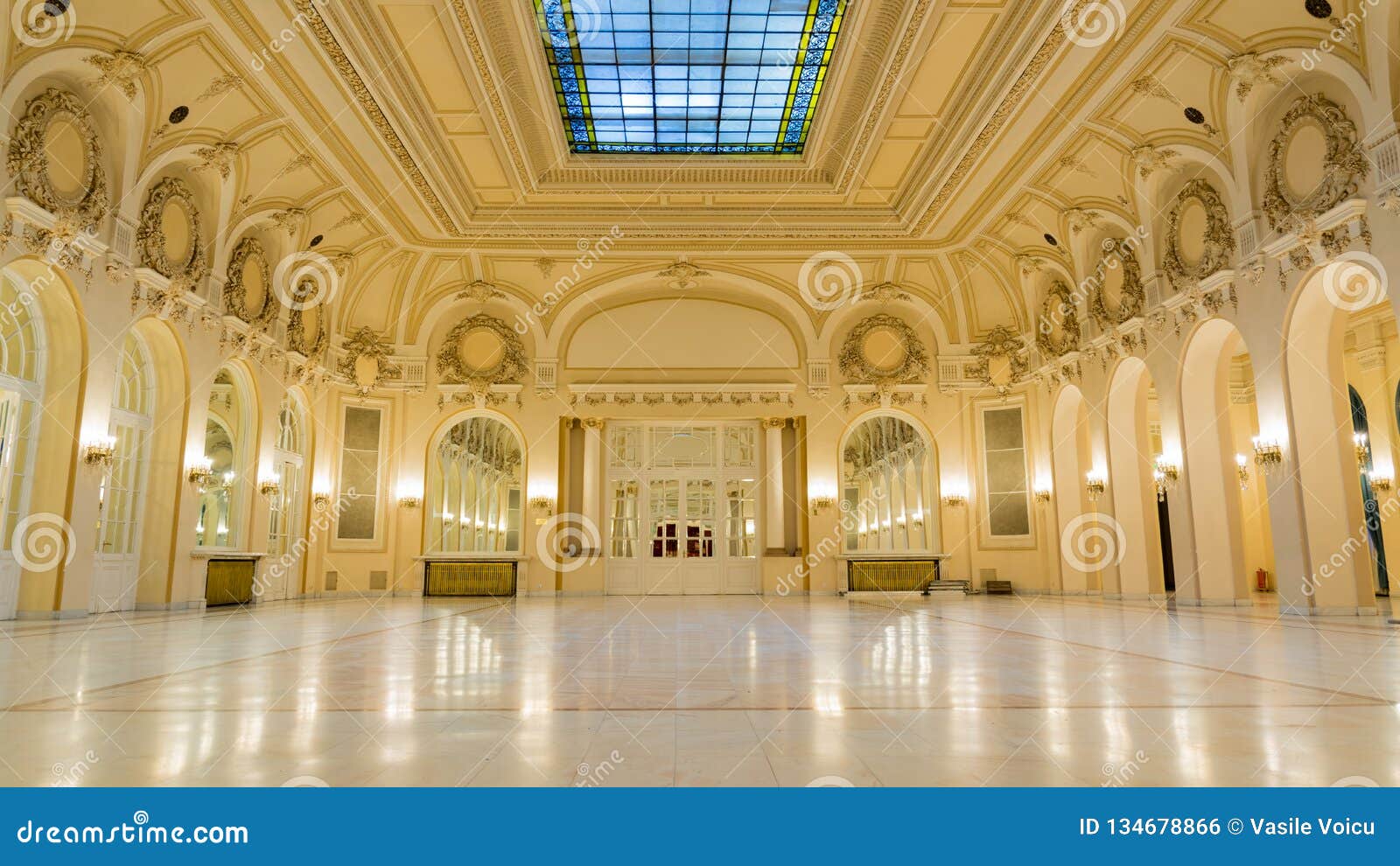 View from Inside a Castle with the Festive Hall Editorial Photo - Image ...